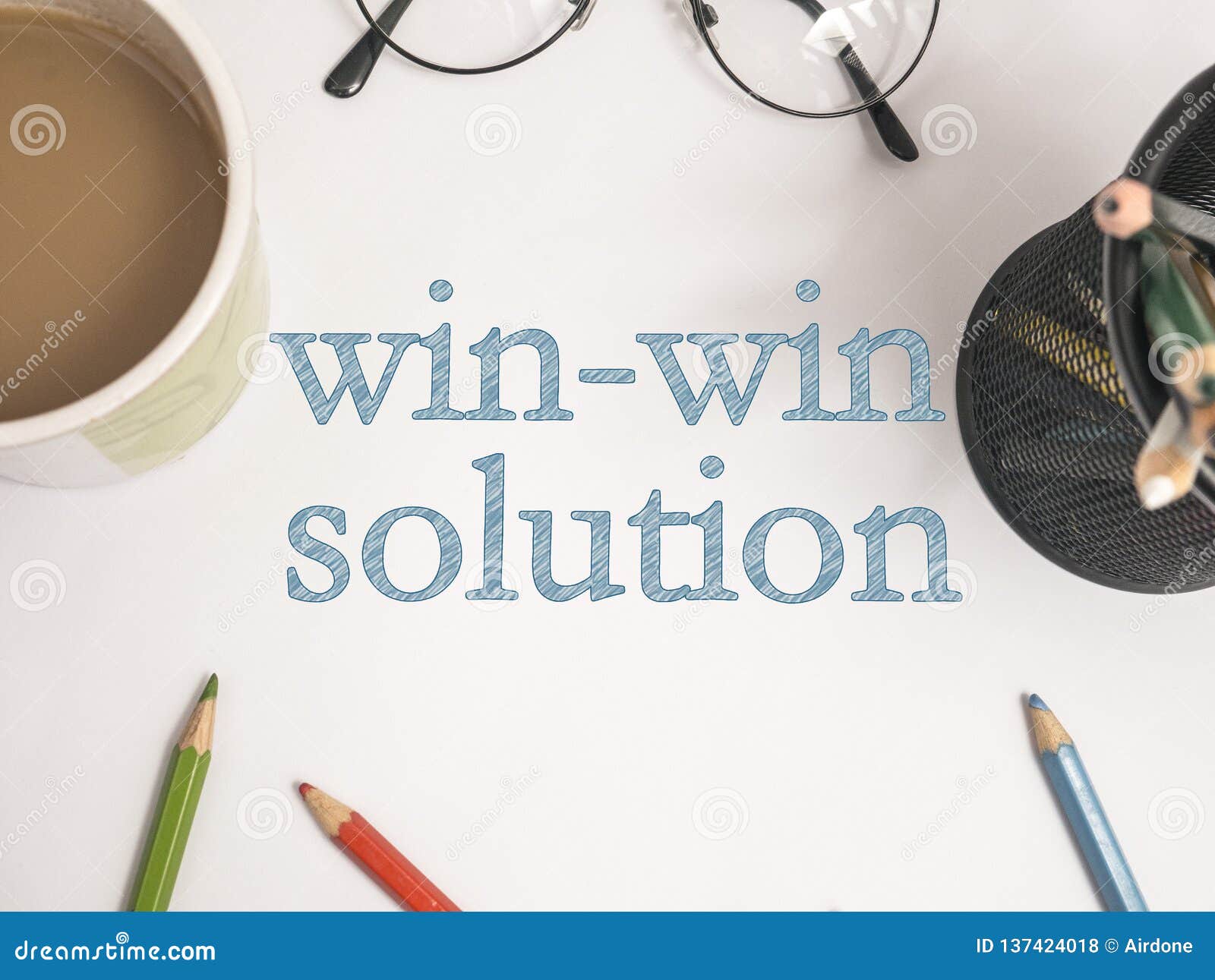 Win-Win Solution Words Concept Stock Photo - Image of resolution ...