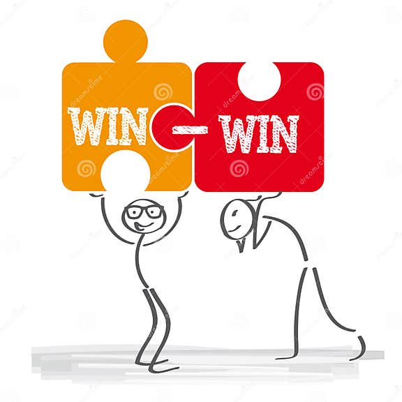 Win-win strategy stock illustration. Illustration of partnership - 40797577