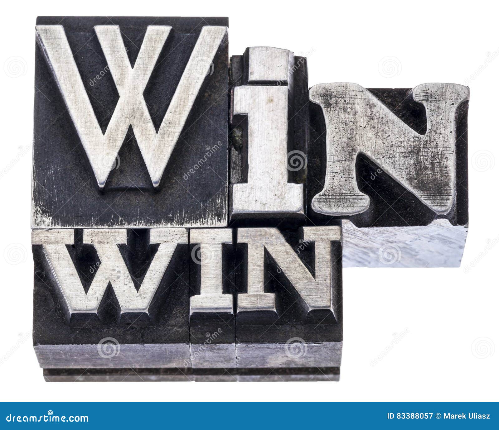 Win-win Strategy in Metal Type Stock Image - Image of isolated, letter ...