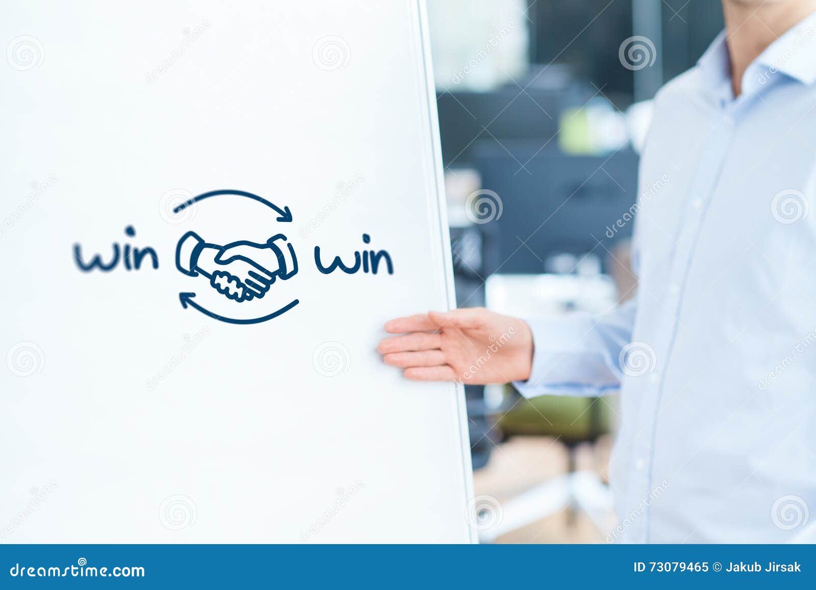 Win-win strategy stock image. Image of presentation, cooperation - 73079465