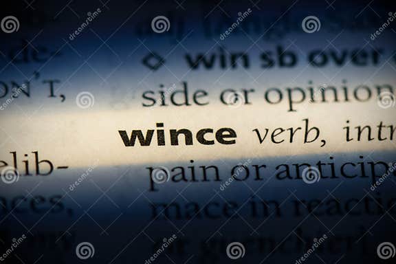 Wince stock image. Image of highlighted, info, text - 161578831
