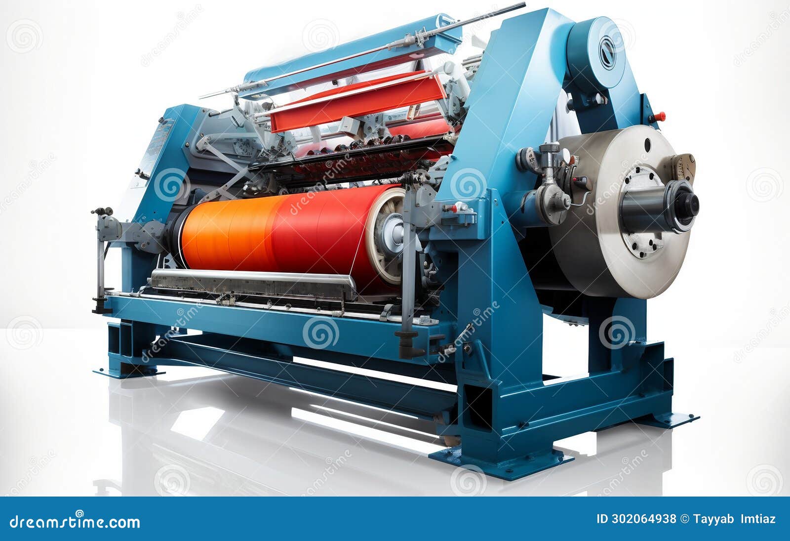 Winch Dyeing Machine Isolated On Transparent Background. Stock ...