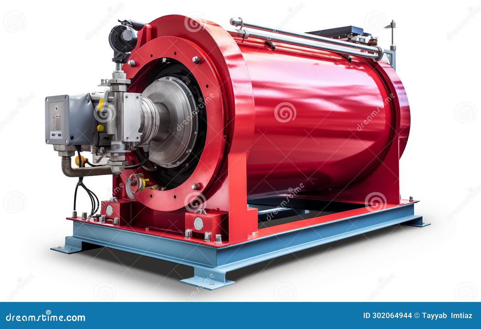 Winch Dyeing Machine Isolated On Transparent Background. Stock Image ...