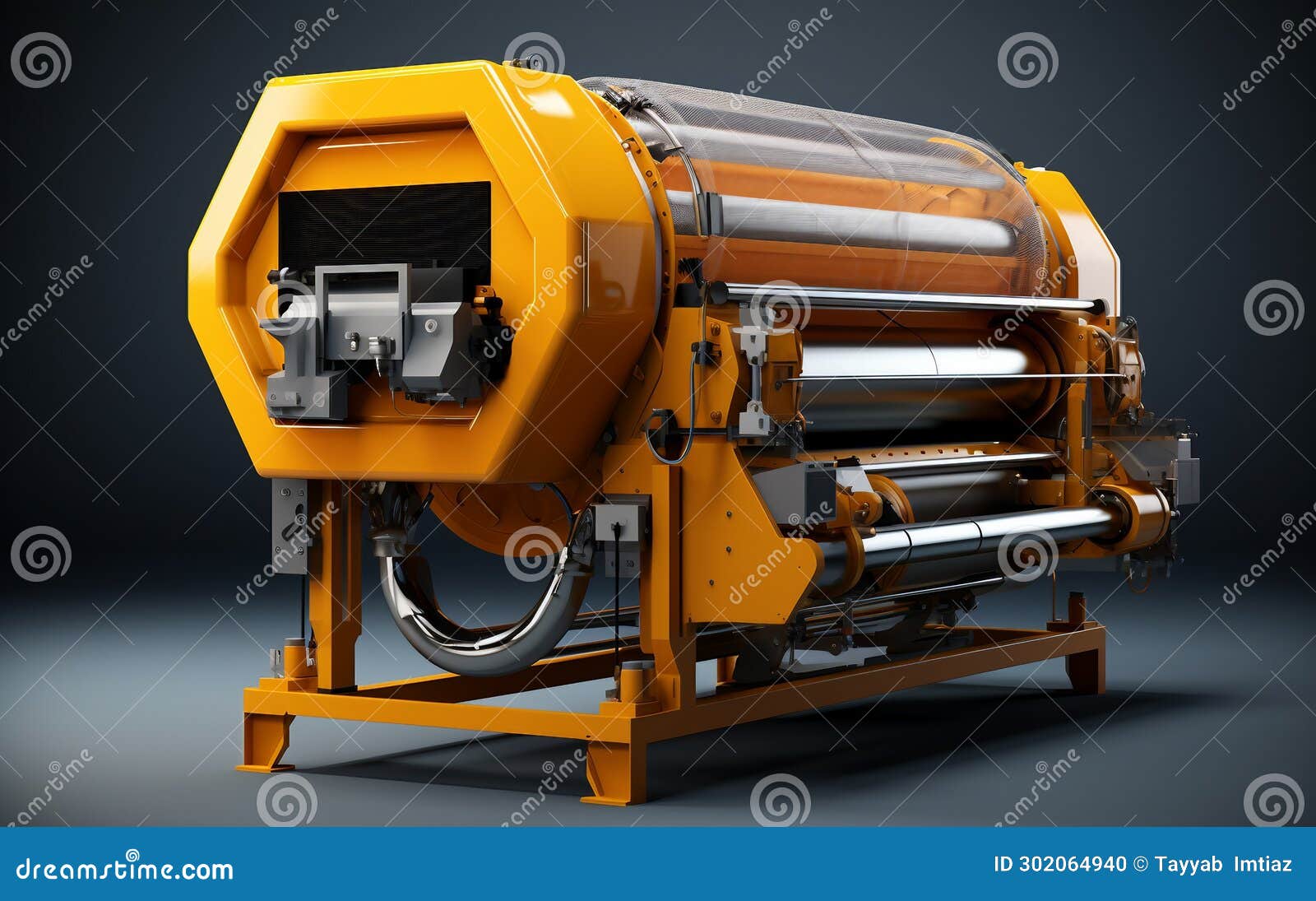 Winch Dyeing Machine Isolated On Transparent Background....... Stock ...