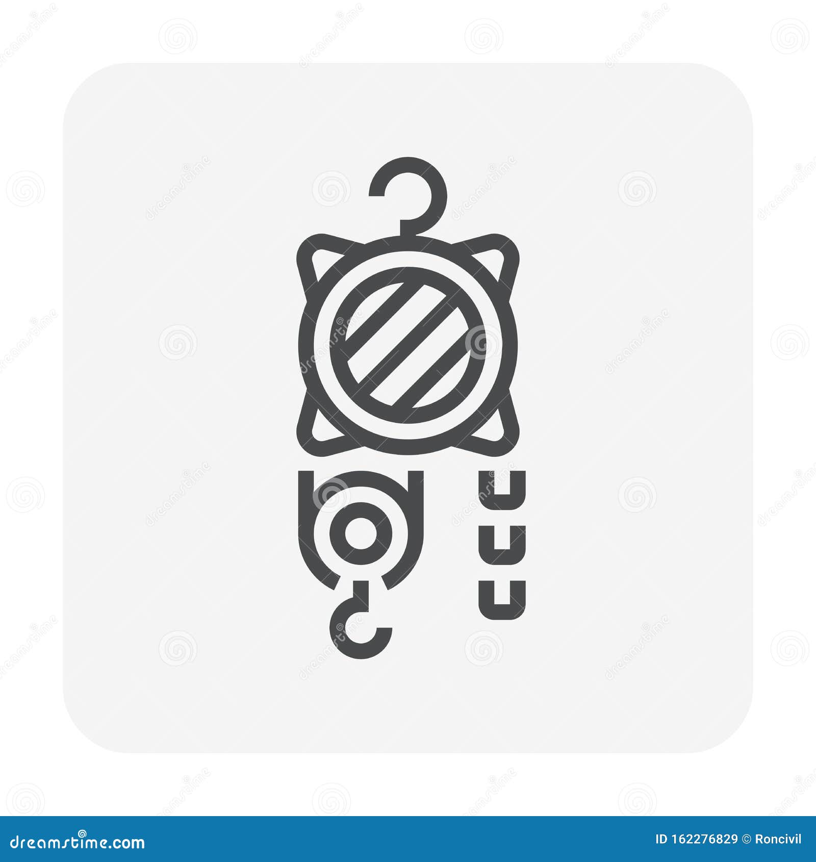 Winch Icon Black Cartoon Vector | CartoonDealer.com #157062735