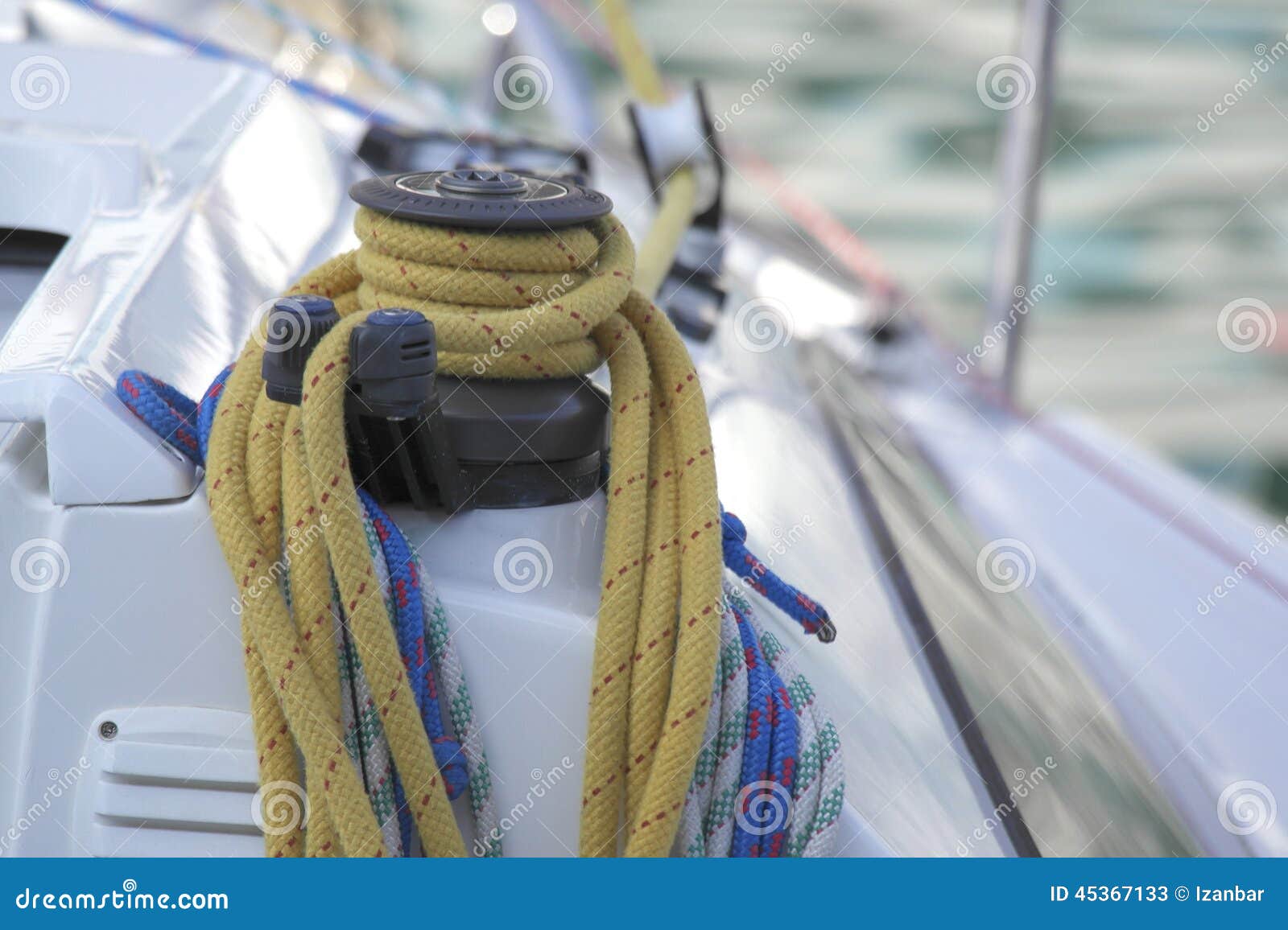 Winch sail boat detail stock image. Image of marine, vessel - 45367133