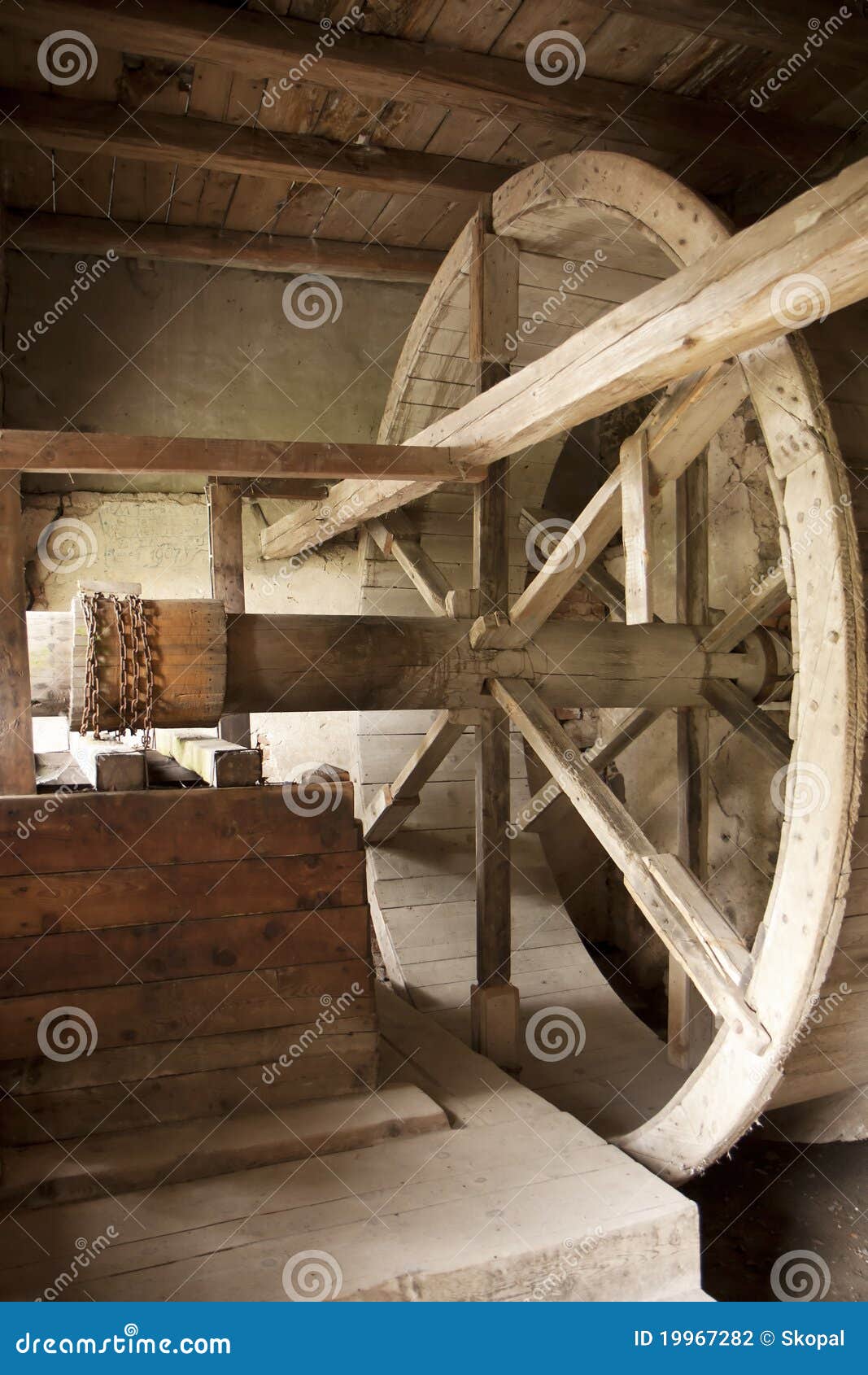 Winch and well stock photo. Image of medieval, water - 19967282