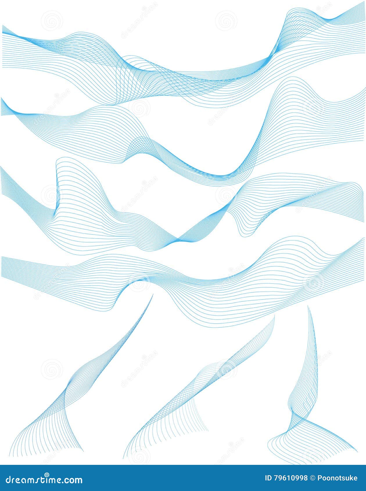Wind Abstract Wind Motion on White Background. Stock Vector ...