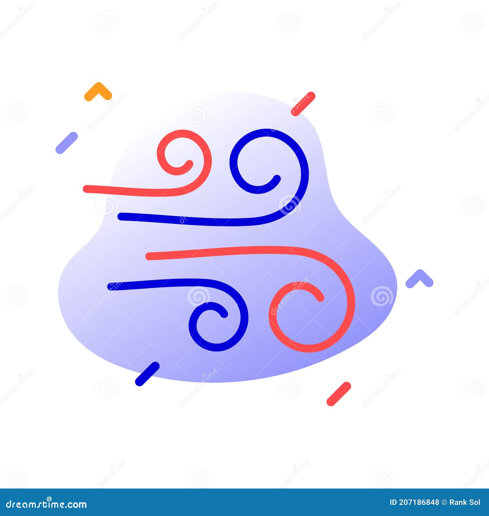 Wind, Air, Forecast, Gale Fully Editable Vector Icon Editorial Stock ...