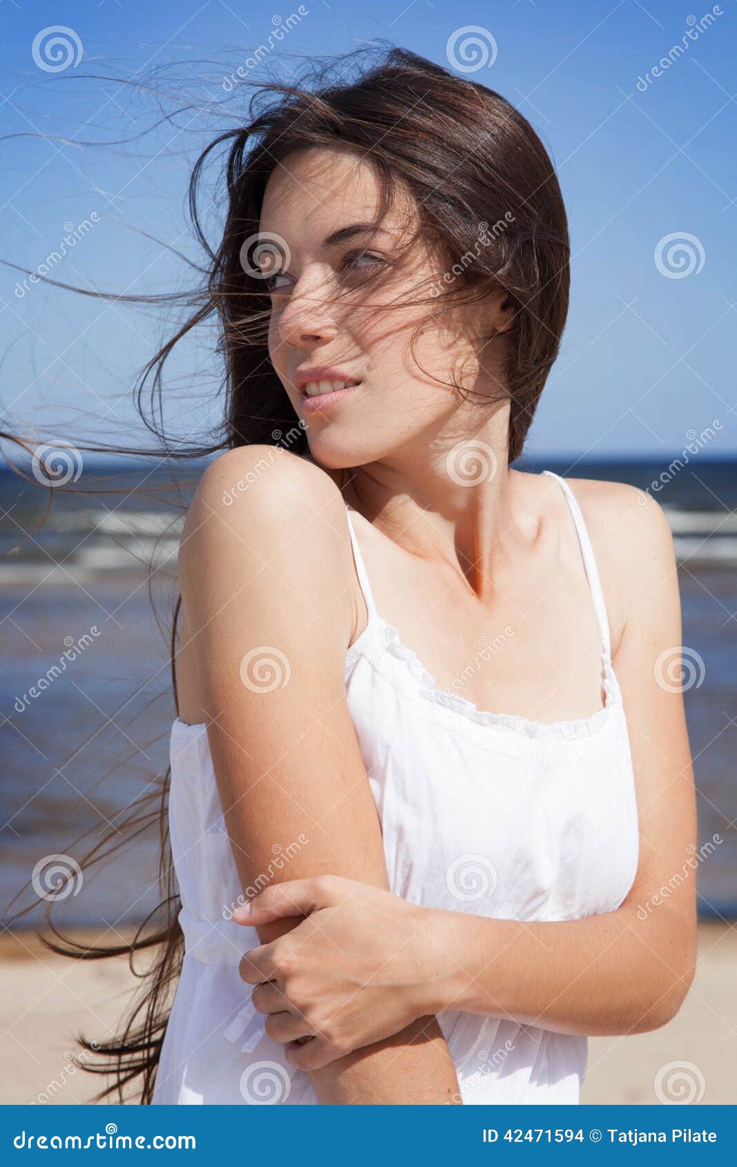 Wind stock photo. Image of female, sensuality, beauty - 42471594