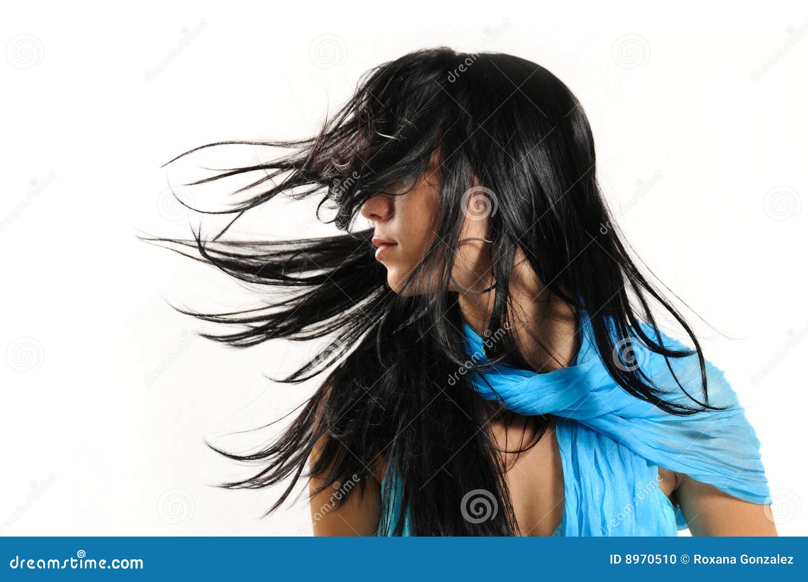 Wind beauty stock photo. Image of feminine, casual, beautiful - 8970510