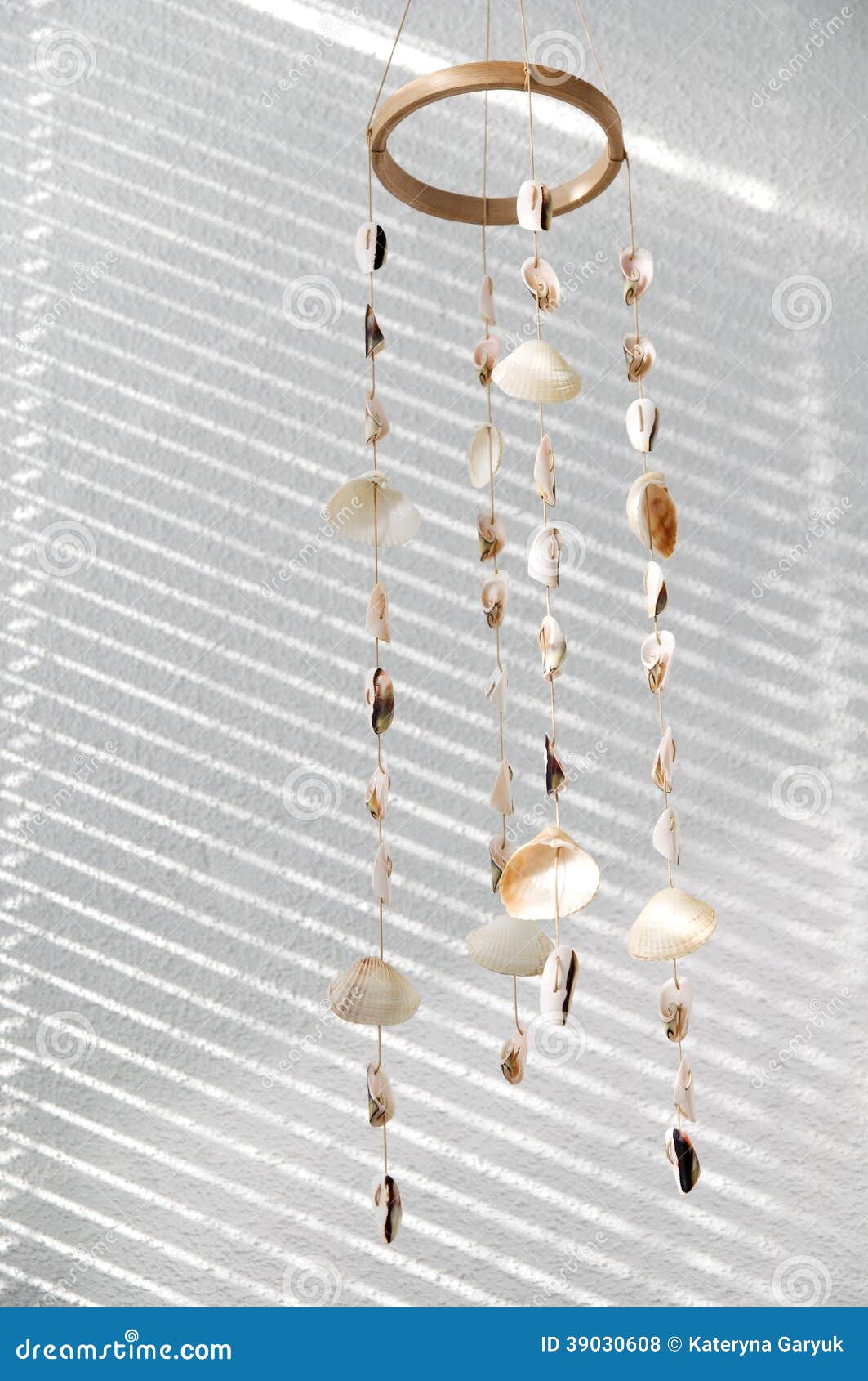Wind bell stock photo. Image of wall, natural, handmade - 39030608