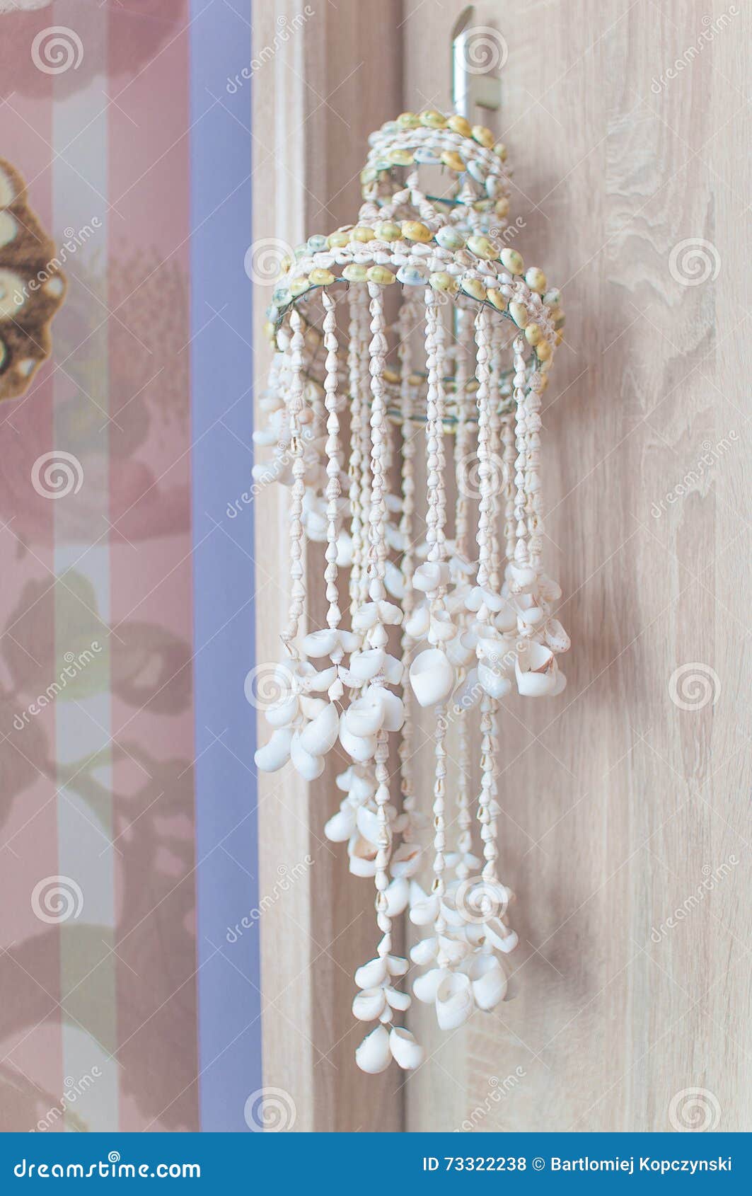 Wind bell shell stock photo. Image of furniture, beautify - 73322238