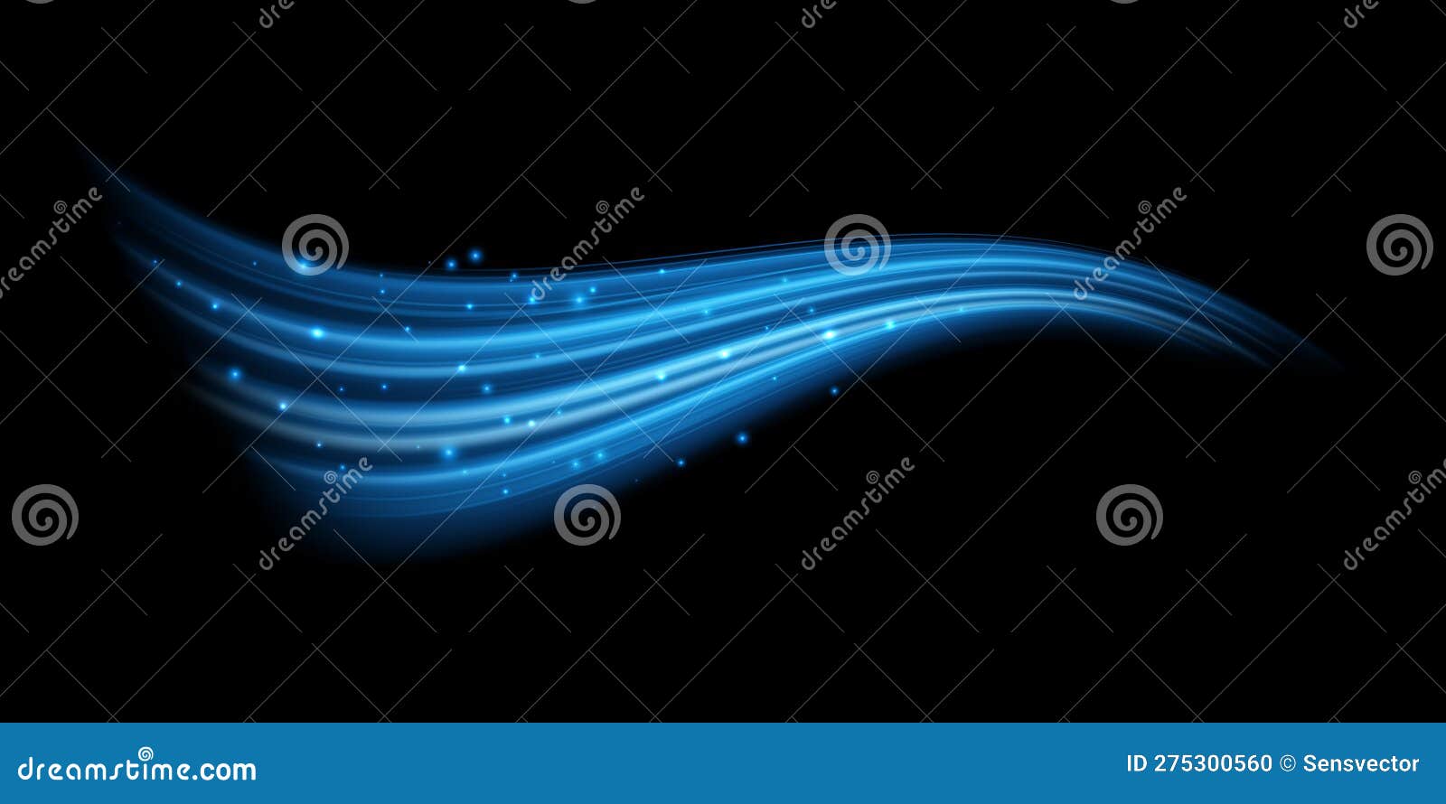 Wind Blowing, Air Flow Effects Stock Vector - Illustration of mist ...