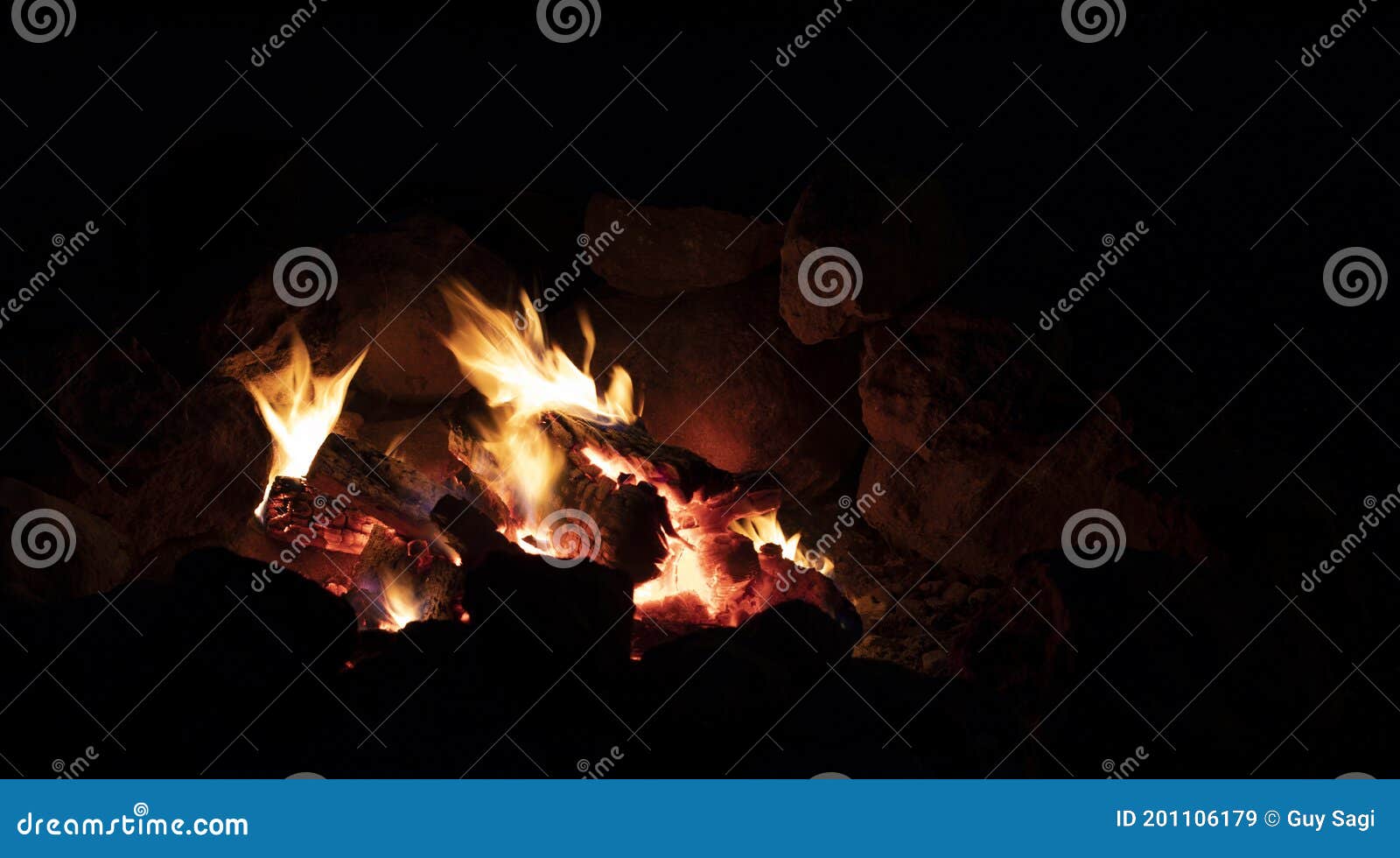 Wind blowing the campfire stock image. Image of campfire - 201106179