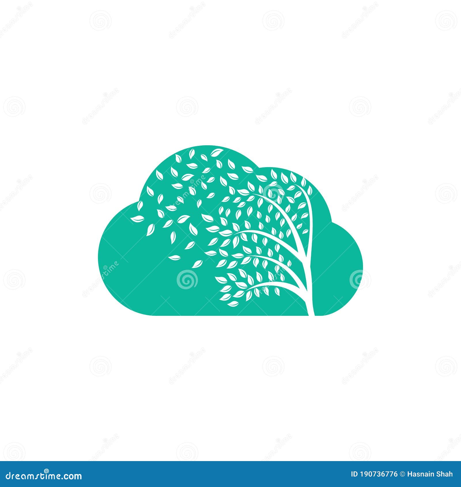 Wind Blowing through Leafs. Stock Vector - Illustration of isolated ...