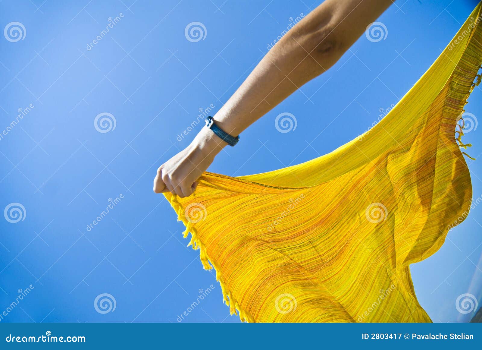 Wind blown scarf stock image. Image of exotic, holiday - 2803417