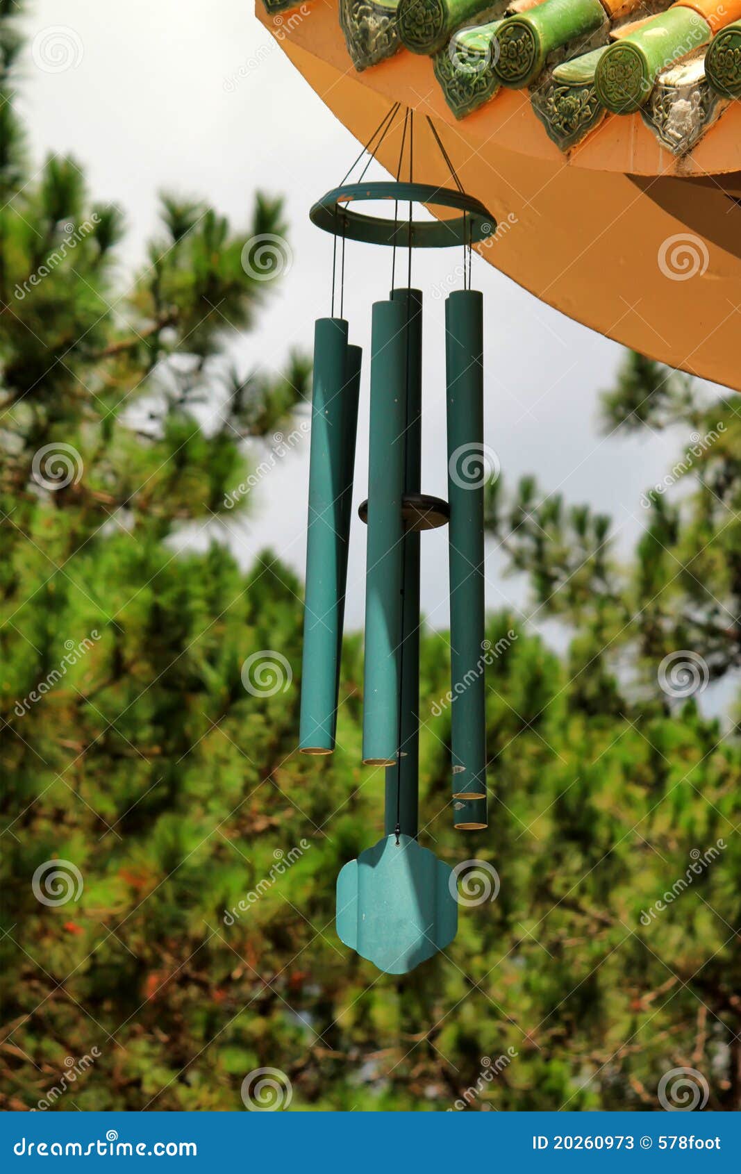 Wind chime stock image. Image of hang, melody, melodic - 20260973