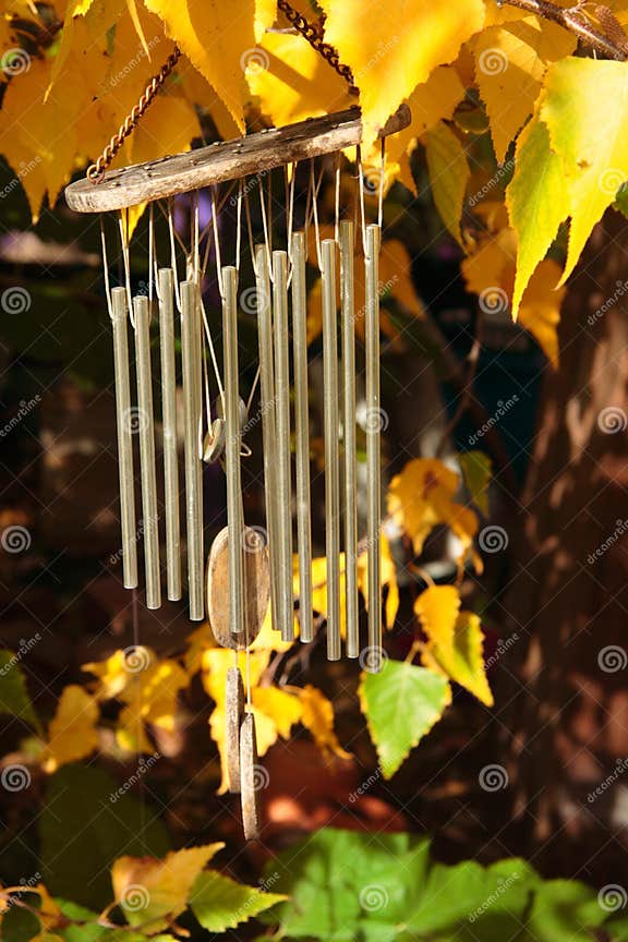 Wind Chime stock photo. Image of wind, windchimes, leaves - 561474