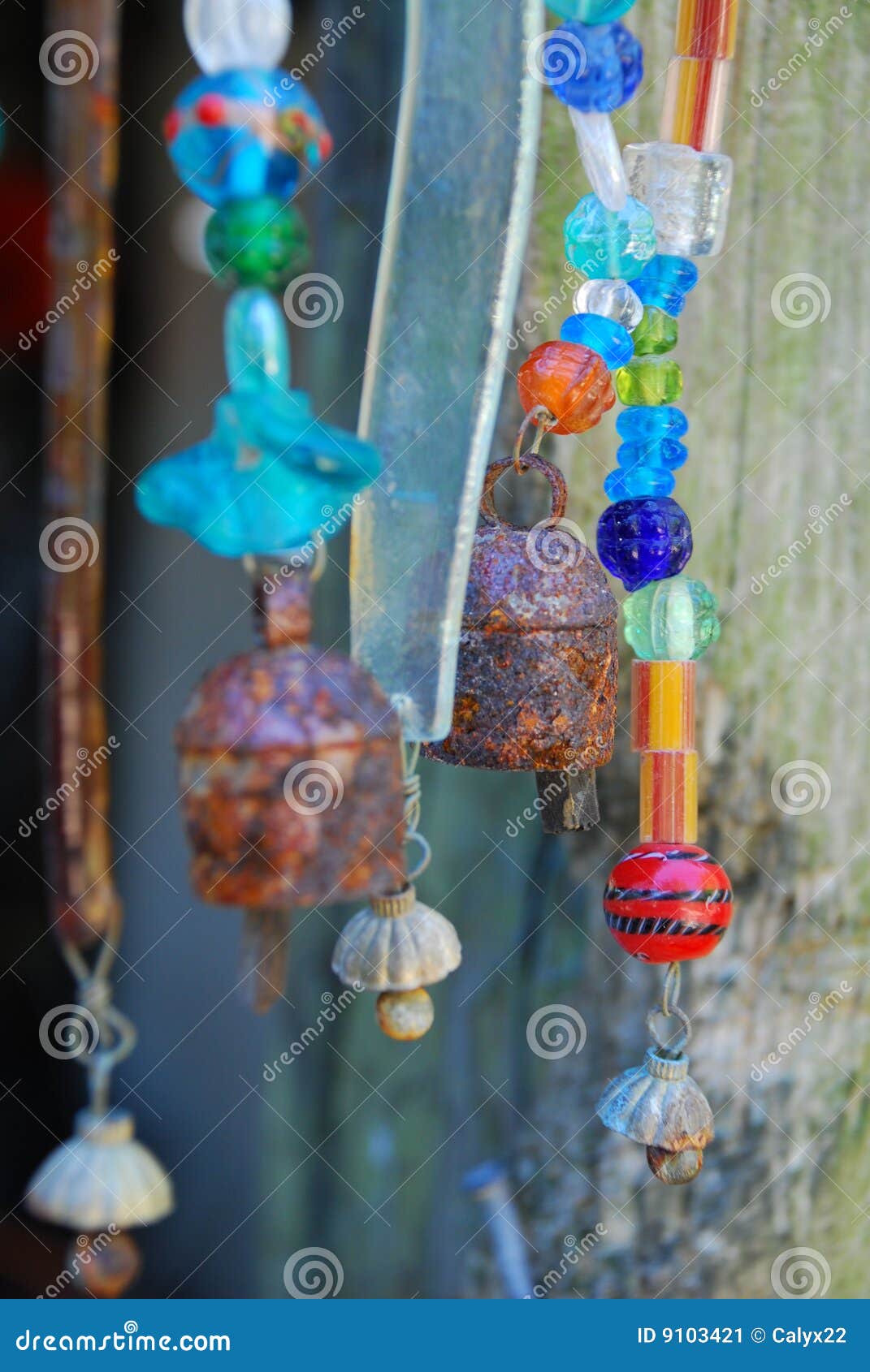 Wind Chime stock image. Image of abstract, stripes, colorful - 9103421