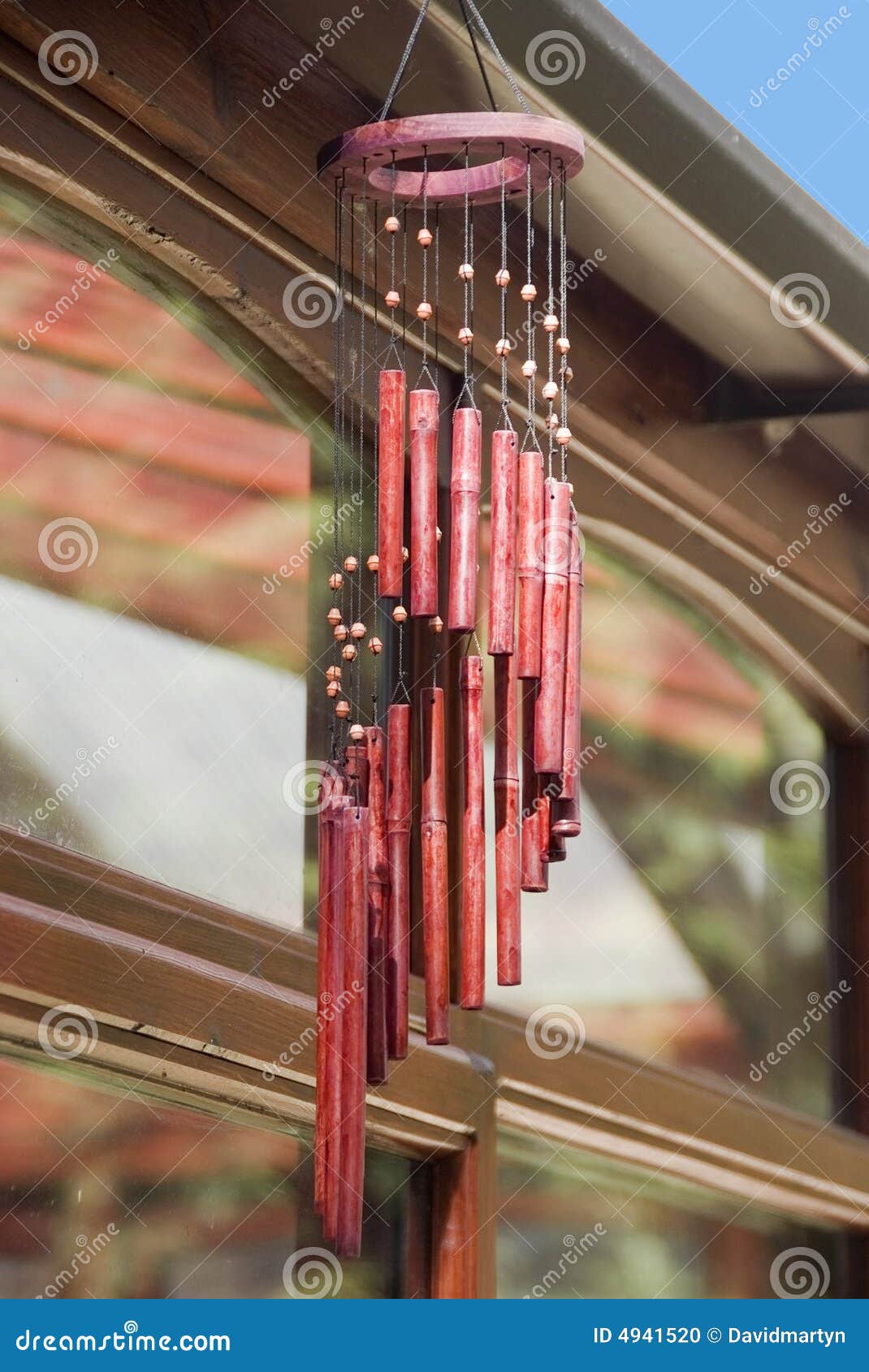 Wind chimes stock photo. Image of breezy, gardens, nots - 4941520