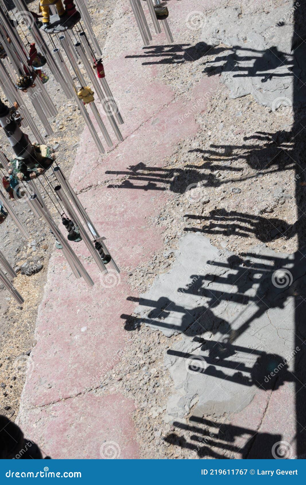 Wind chimes shadows stock image. Image of design, dizzy - 219611767