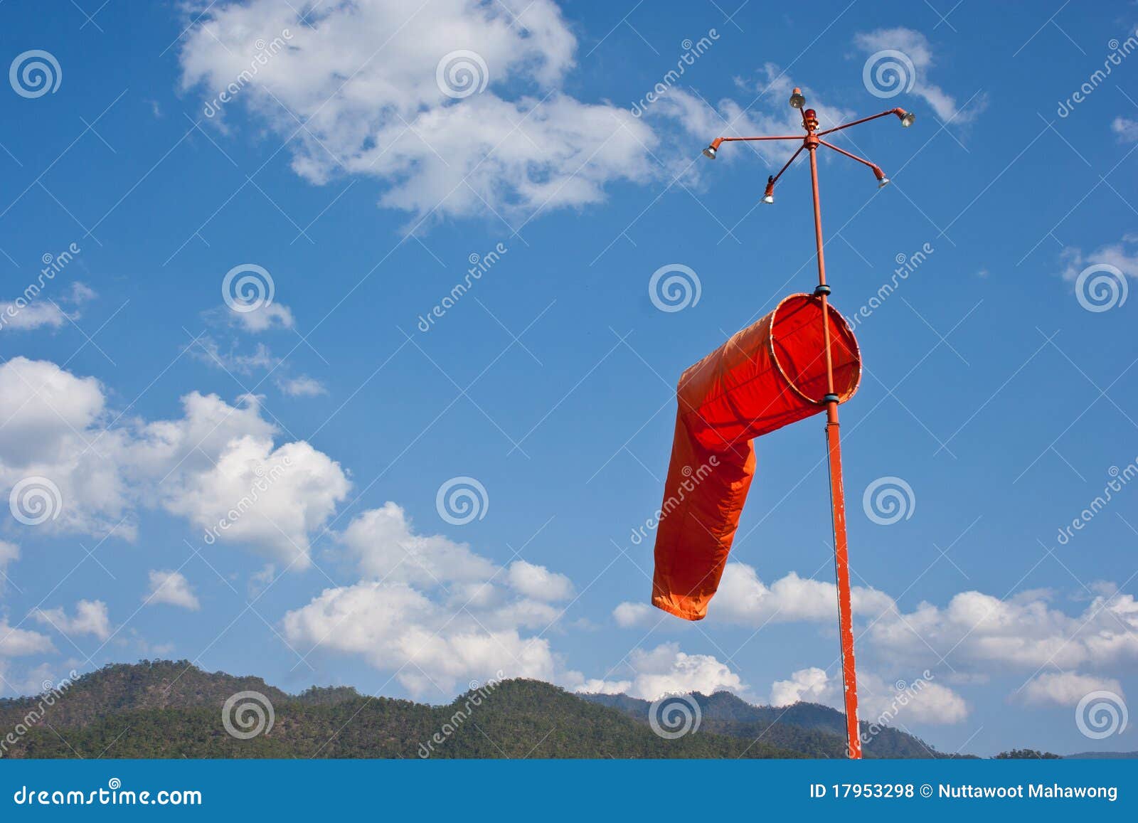 Wind cone stock photo. Image of windsock, meteorology - 17953298