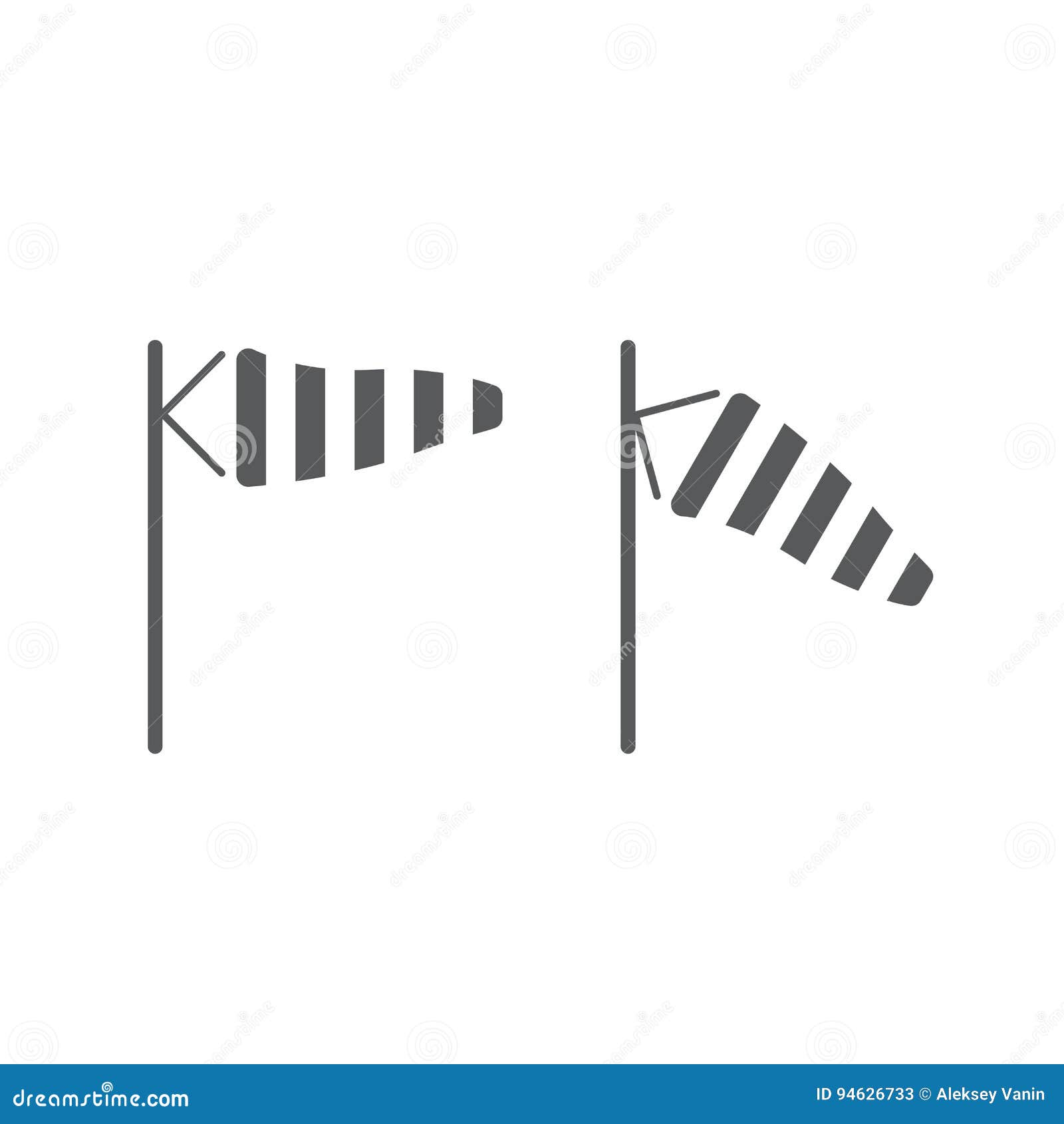 Wind Cone Icon Solid Outline Stock Illustrations – 5 Wind Cone Icon ...
