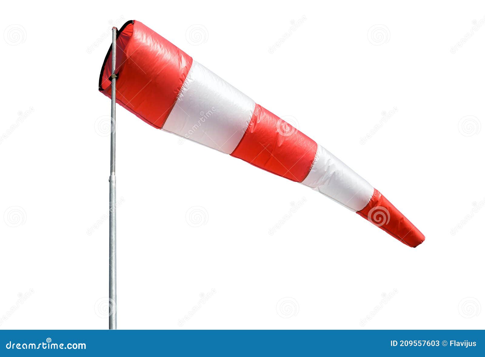 Wind Cone, Isolated on White Background Stock Image - Image of calm ...