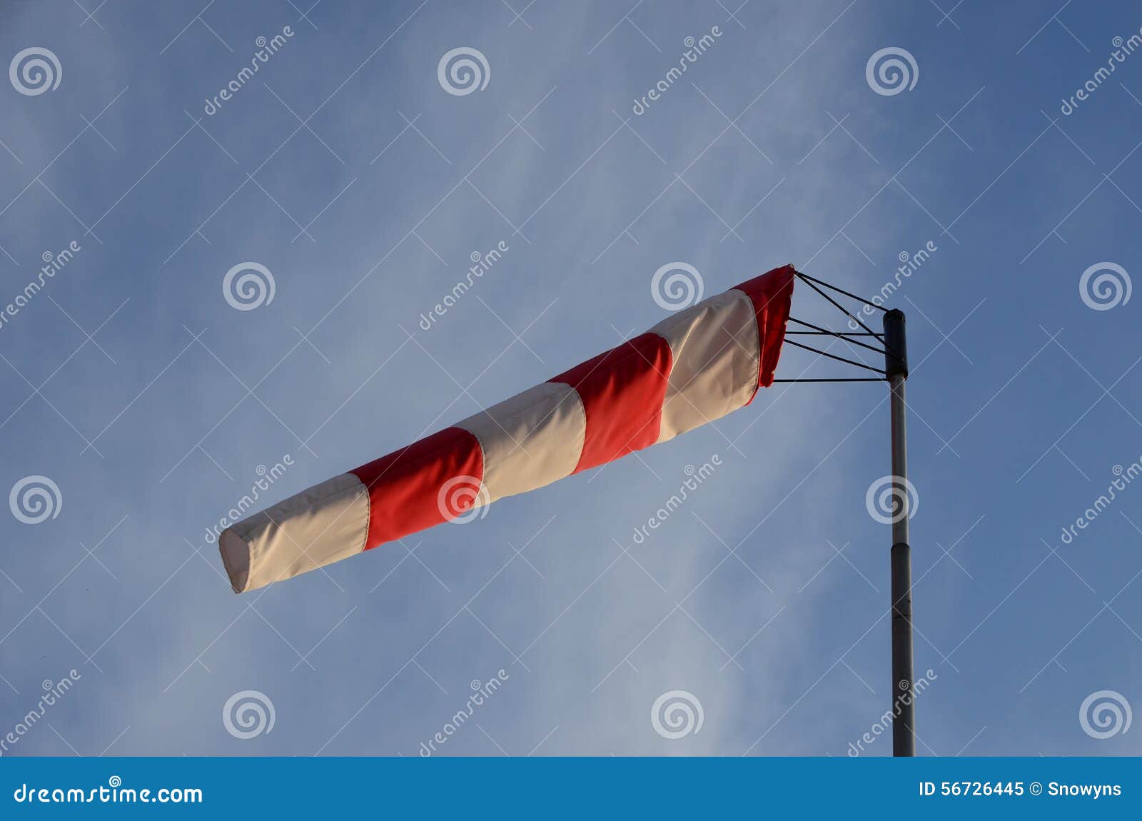 Wind cone weather vane stock image. Image of airport - 56726445