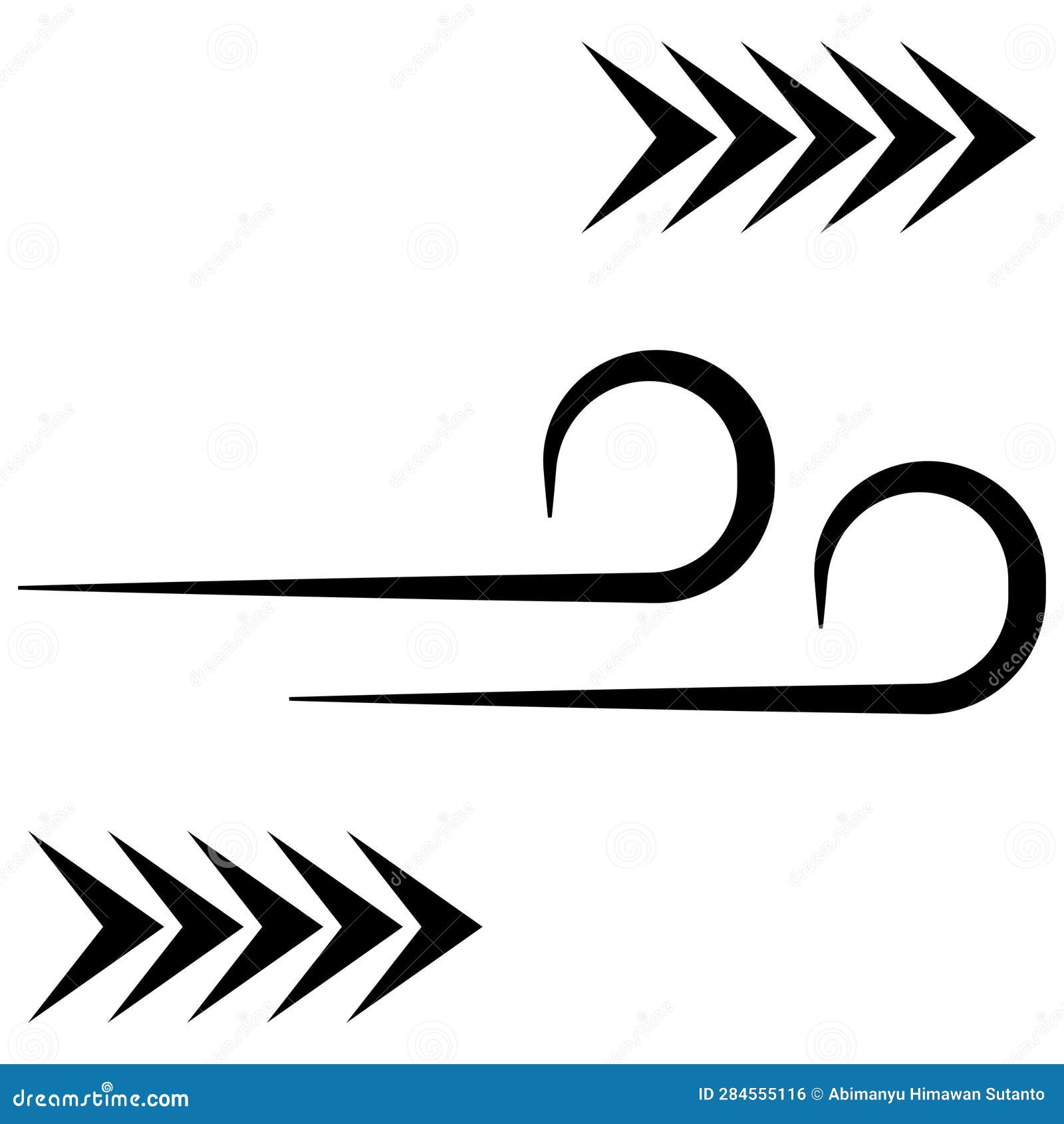 Wind direction icon vector stock vector. Illustration of vacuum - 284555116