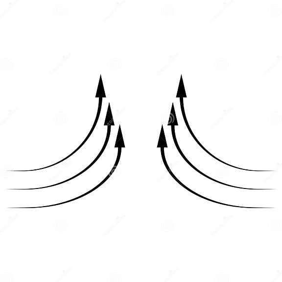 Wind direction icon vector stock vector. Illustration of wave - 284555129