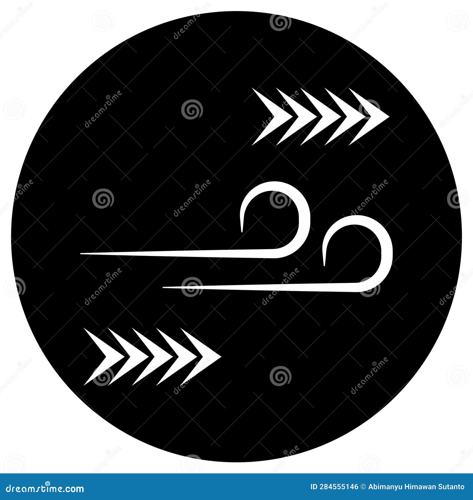 Wind direction icon vector stock vector. Illustration of pure - 284555146