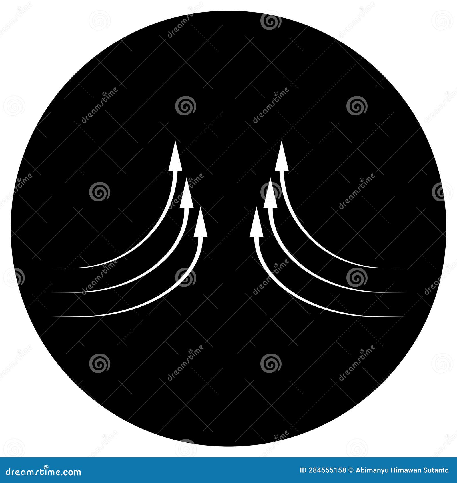 Wind direction icon vector stock vector. Illustration of wind - 284555158