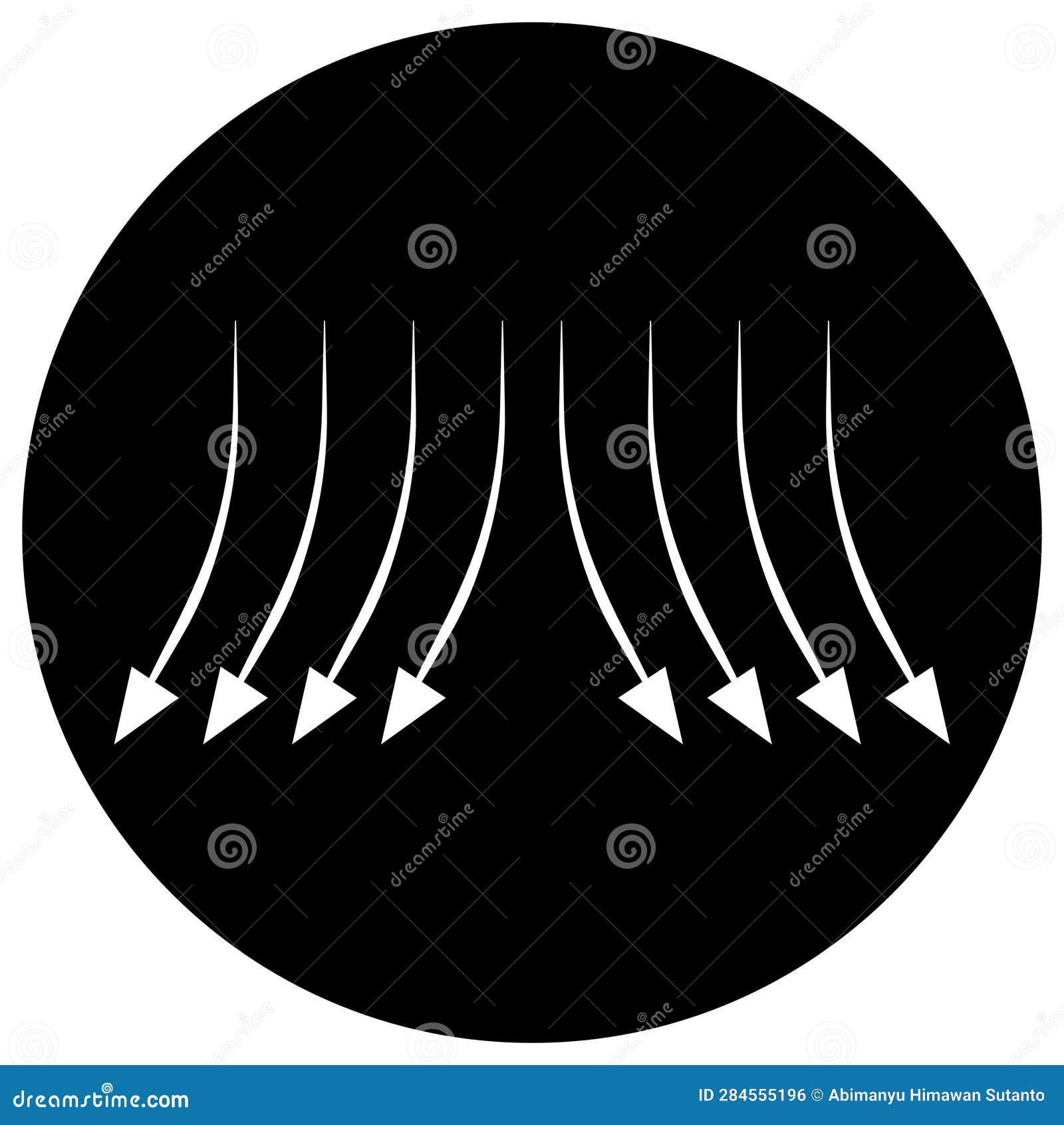 Wind direction icon vector stock vector. Illustration of icon - 284555196