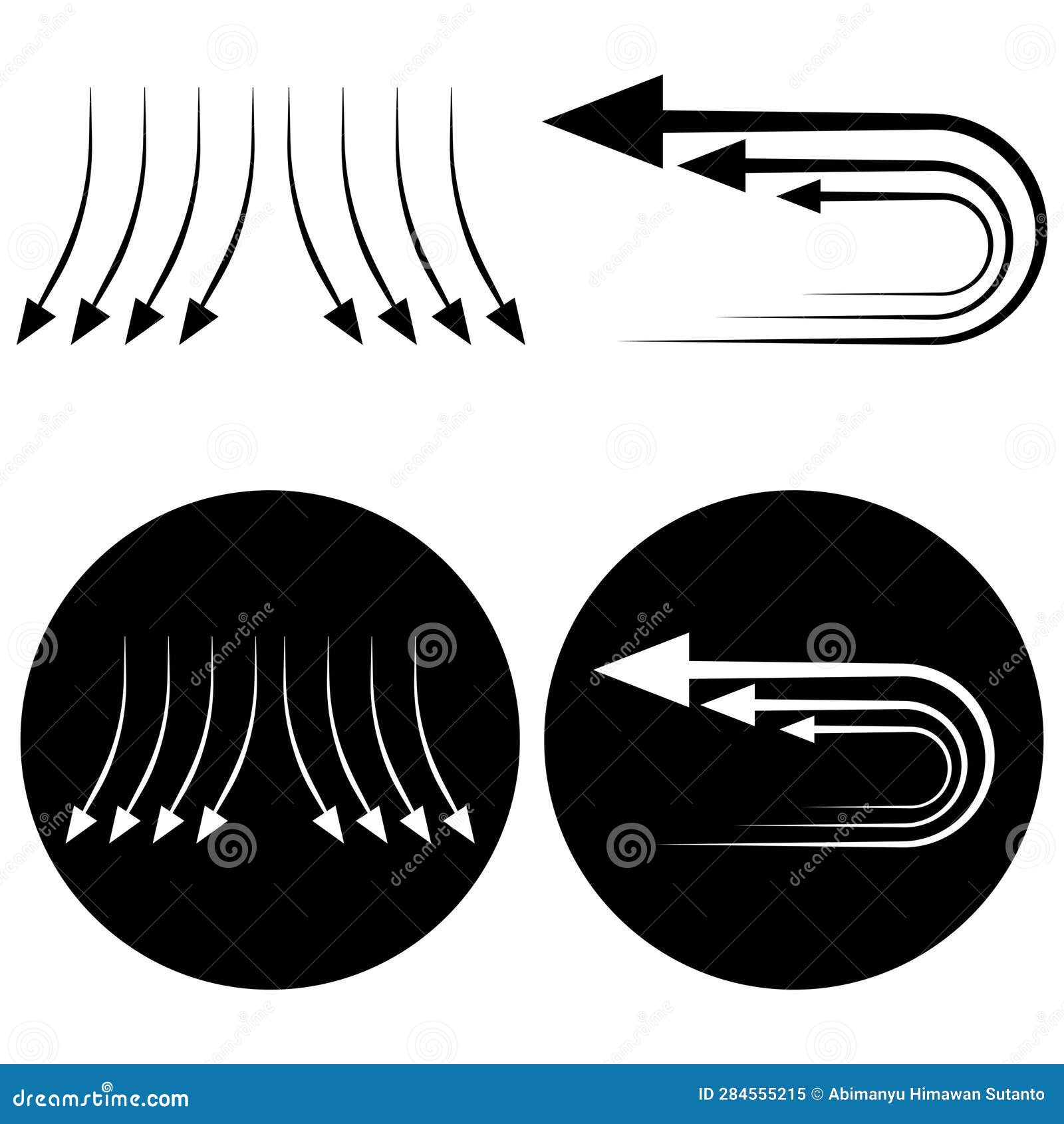 Wind direction icon vector stock vector. Illustration of vector - 284555215