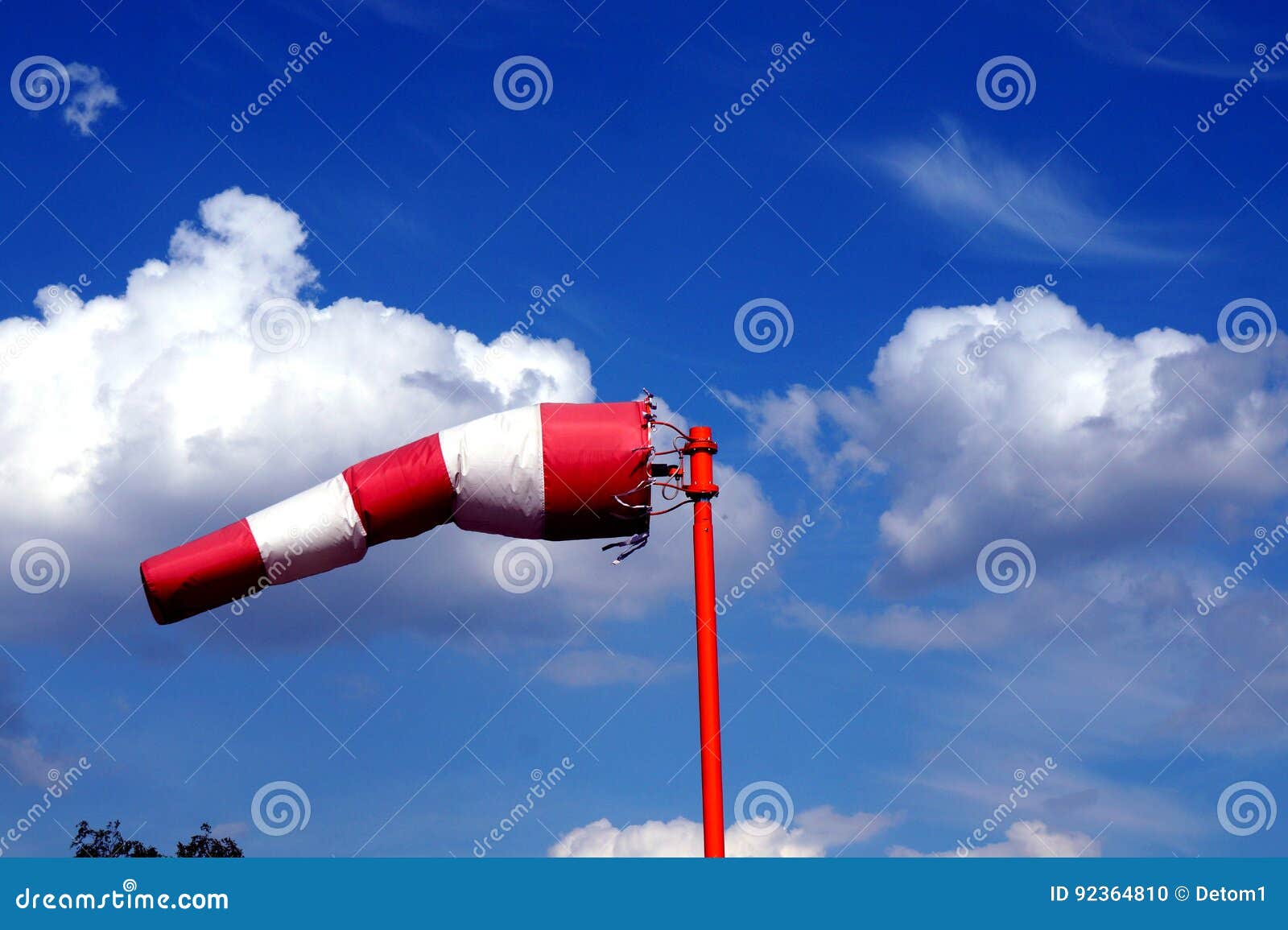Wind Direction Indicator Aerometer Stock Photo - Image of wind ...