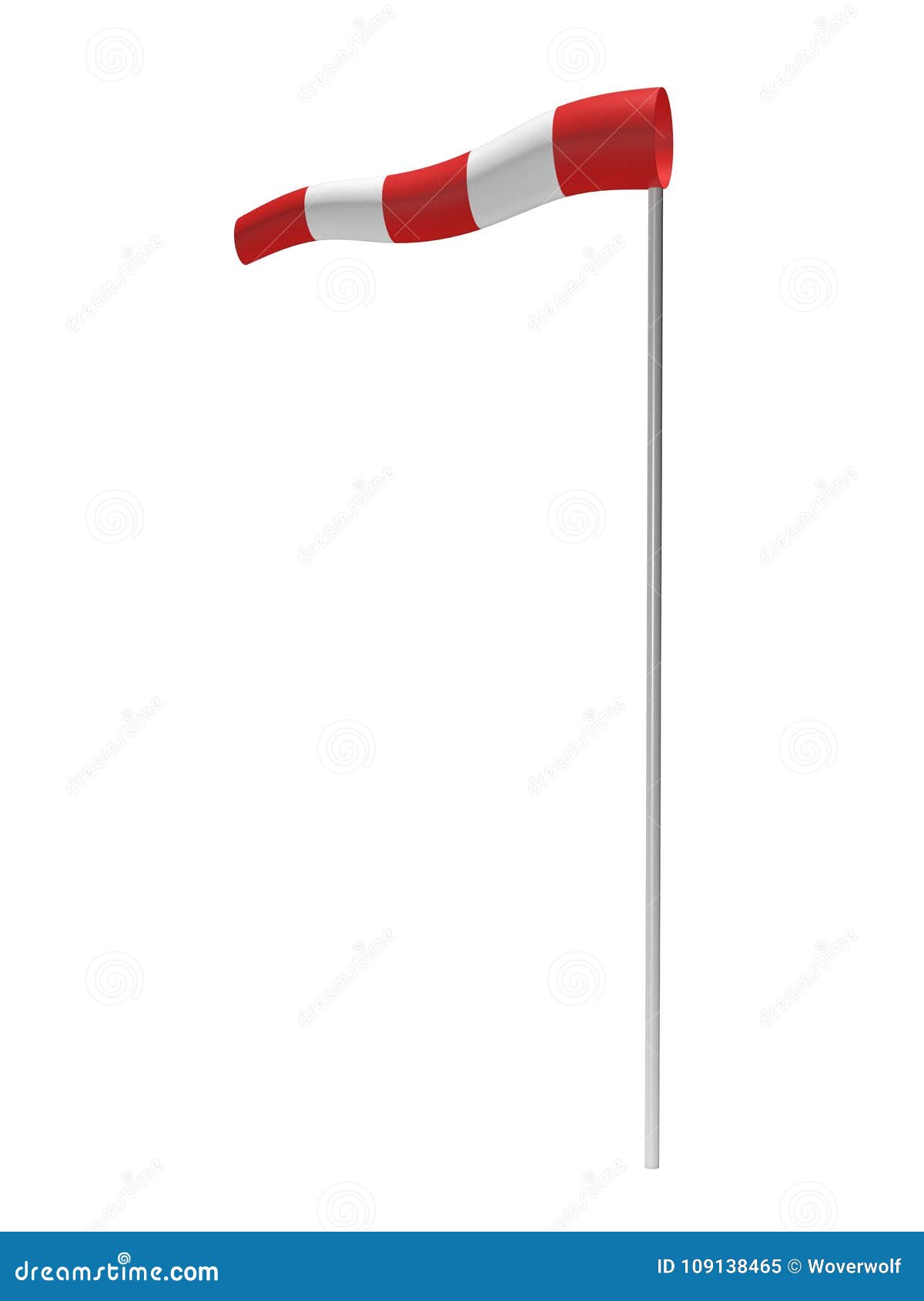 Wind Direction Indicator 3d Rendering Stock Illustration Illustration Of Flag Meter 109138465
