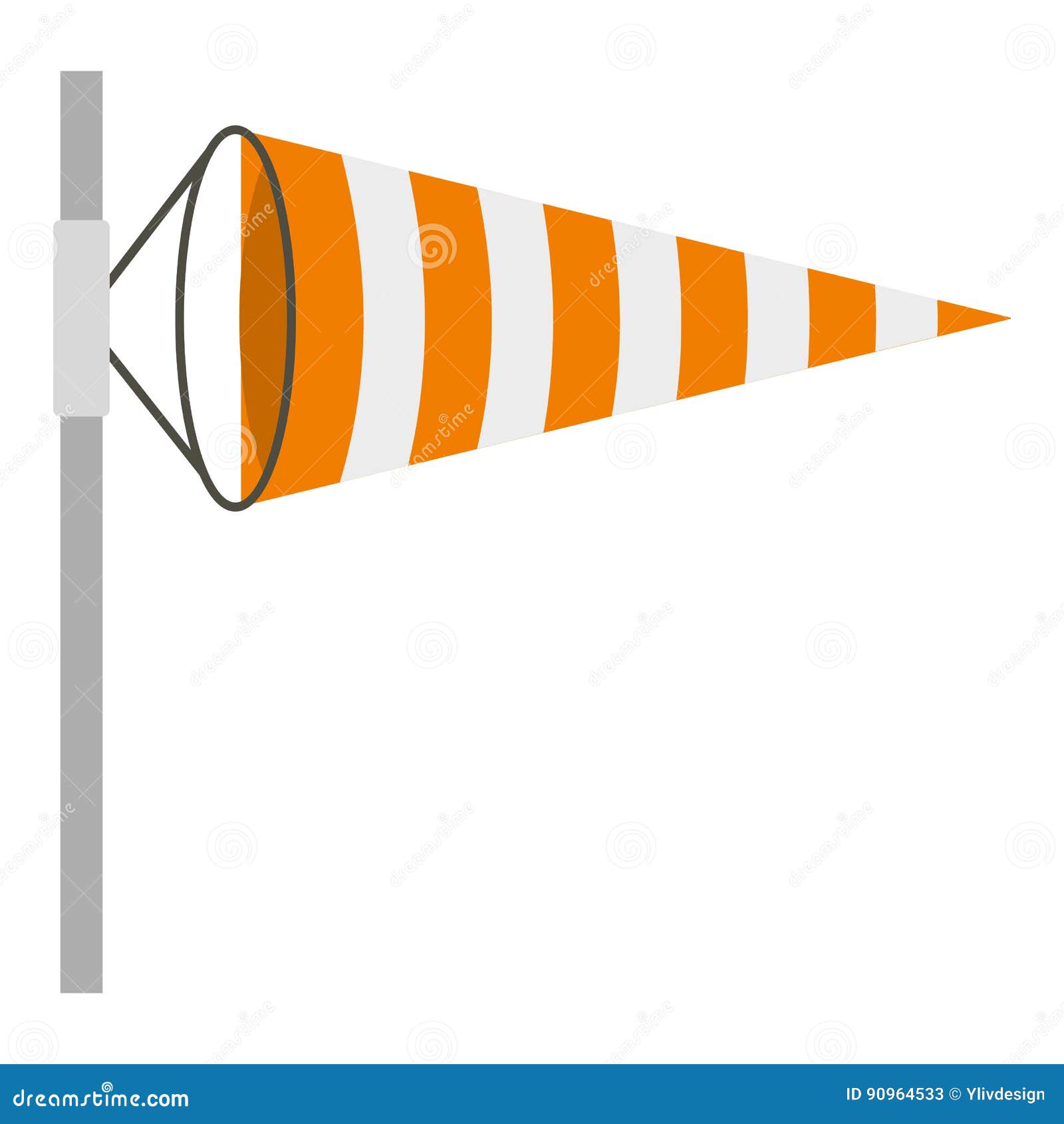 Wind Direction Indicator Icon Isolated Stock Vector - Illustration of ...