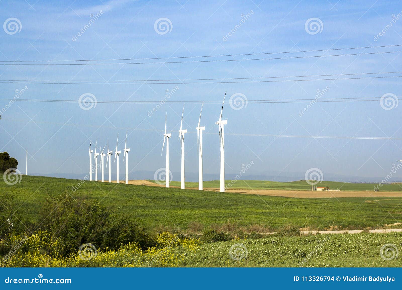 Wind-driven generator editorial stock image. Image of modern - 113326794