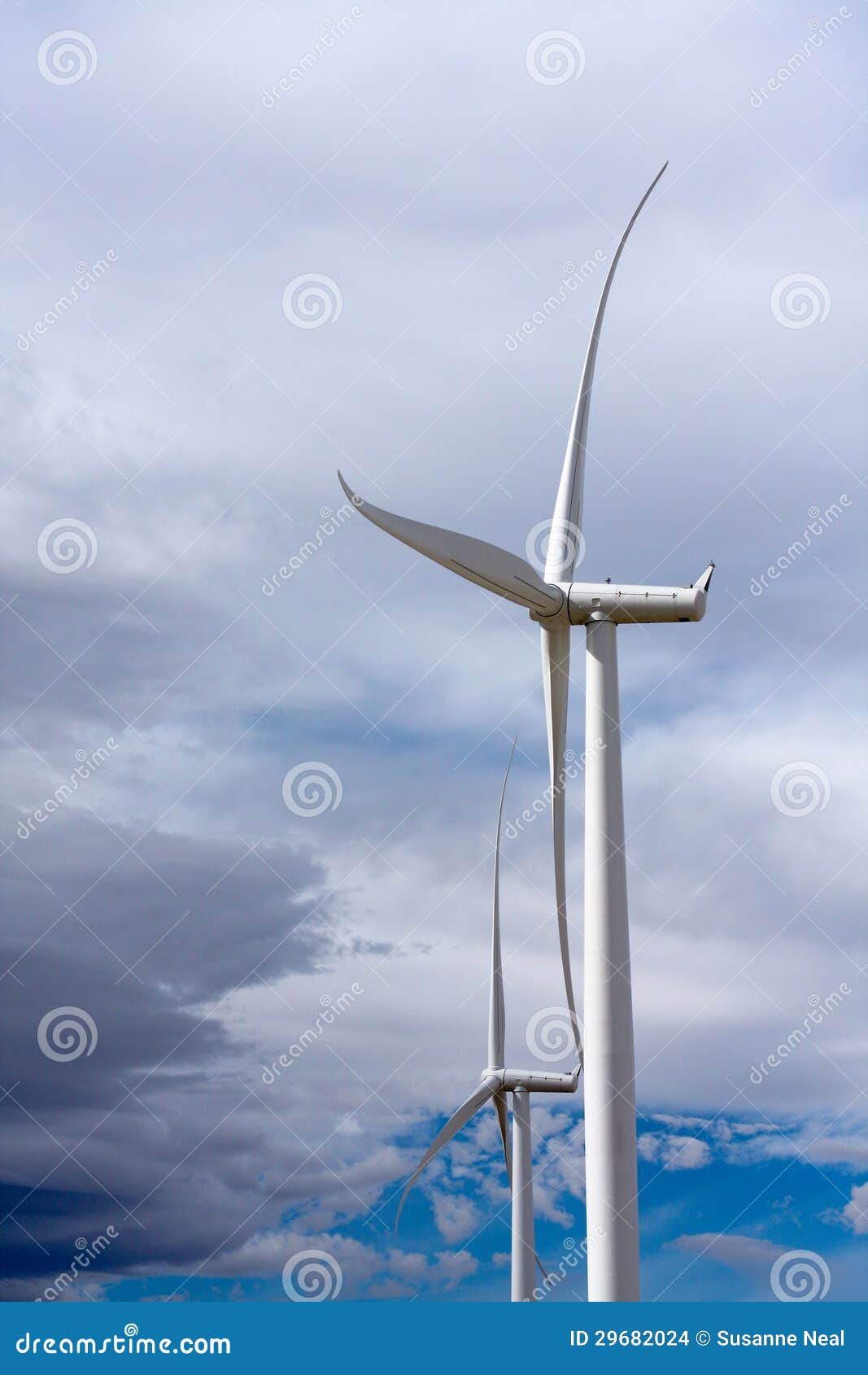 Wind-driven Generator with Blue Sky Stock Photo - Image of energy ...