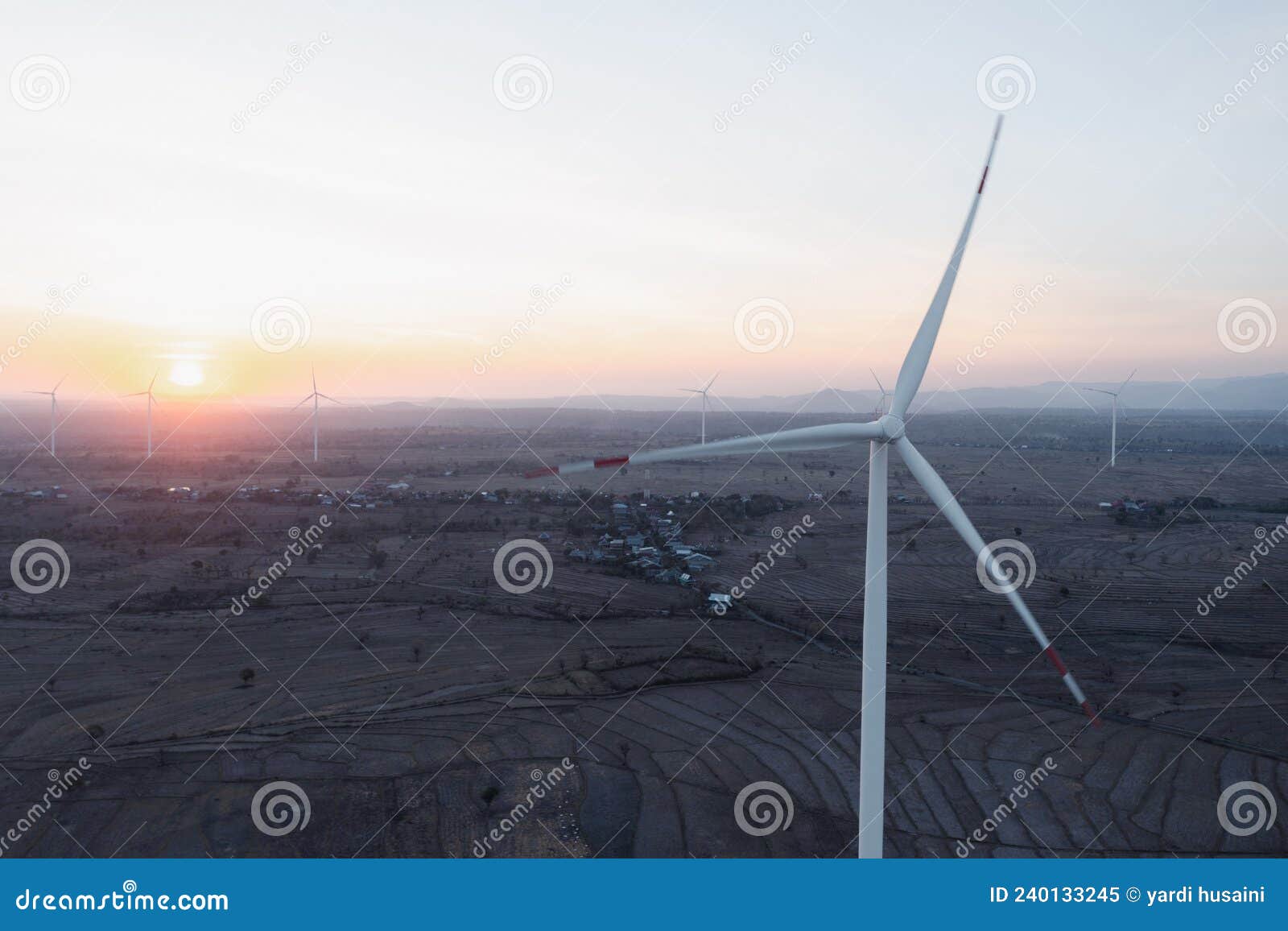 Wind Electrical Generator in Jeneponto Regency, South Sulawesi Stock ...