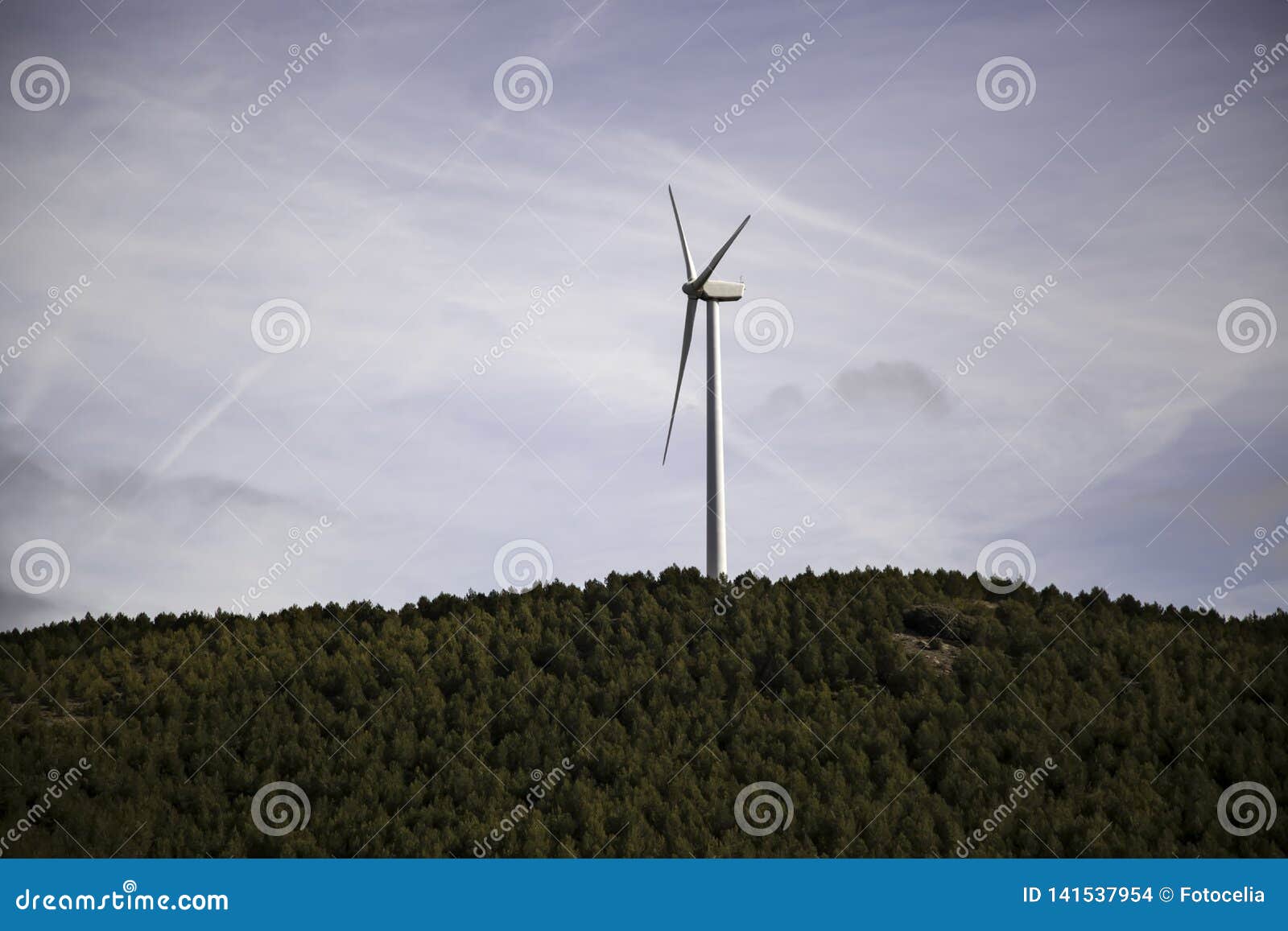 Wind electricity natural stock photo. Image of mill - 141537954