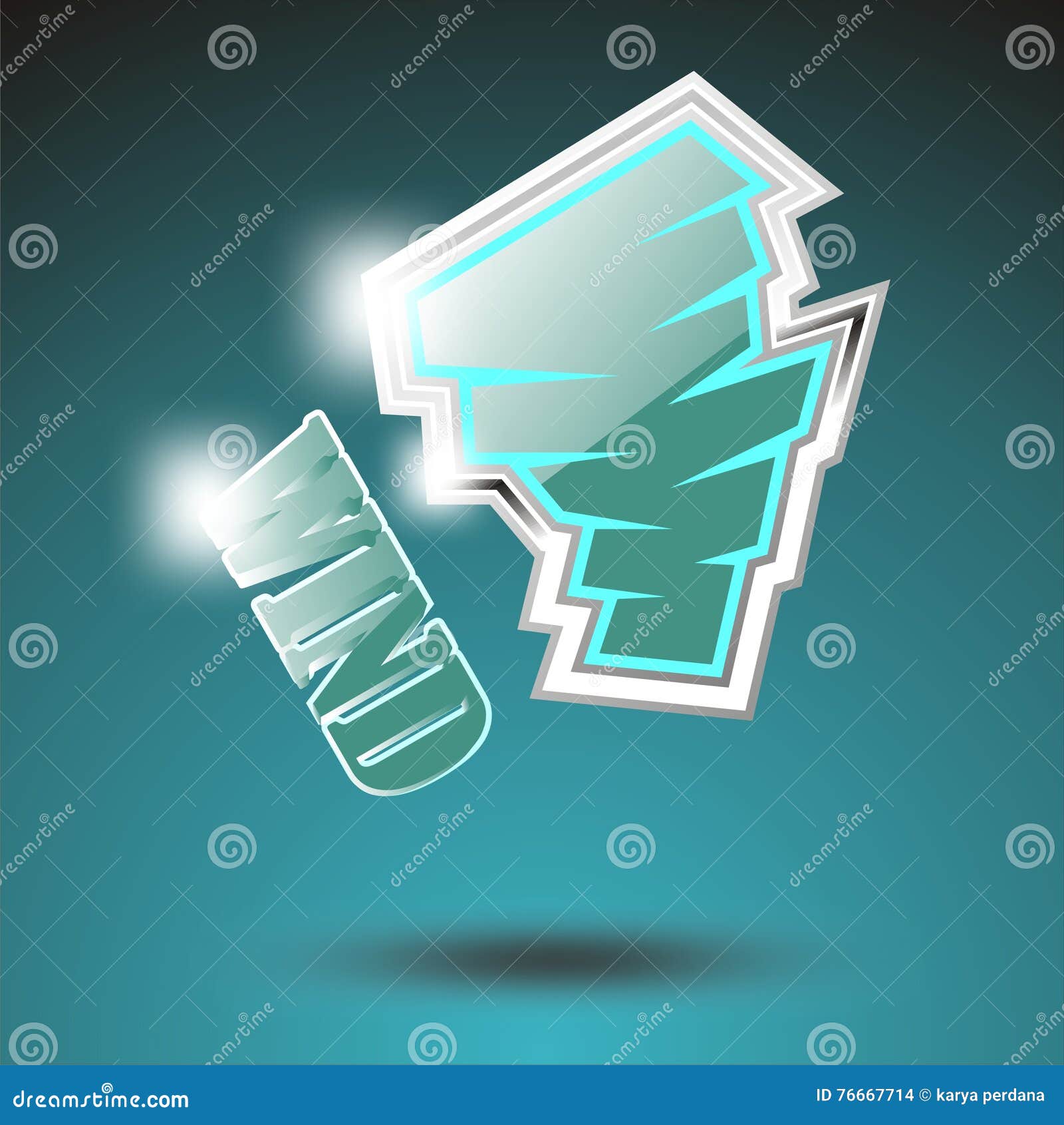 Wind emblem stock illustration. Illustration of design - 76667714