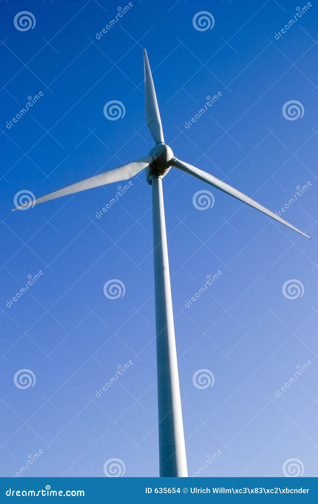 Wind energy generator stock photo. Image of blade, blue - 635654