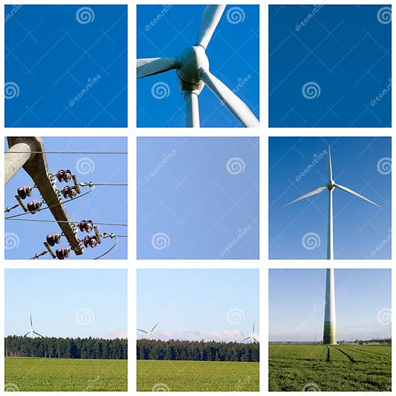 Wind energy grid stock image. Image of white, blue, storm - 635651