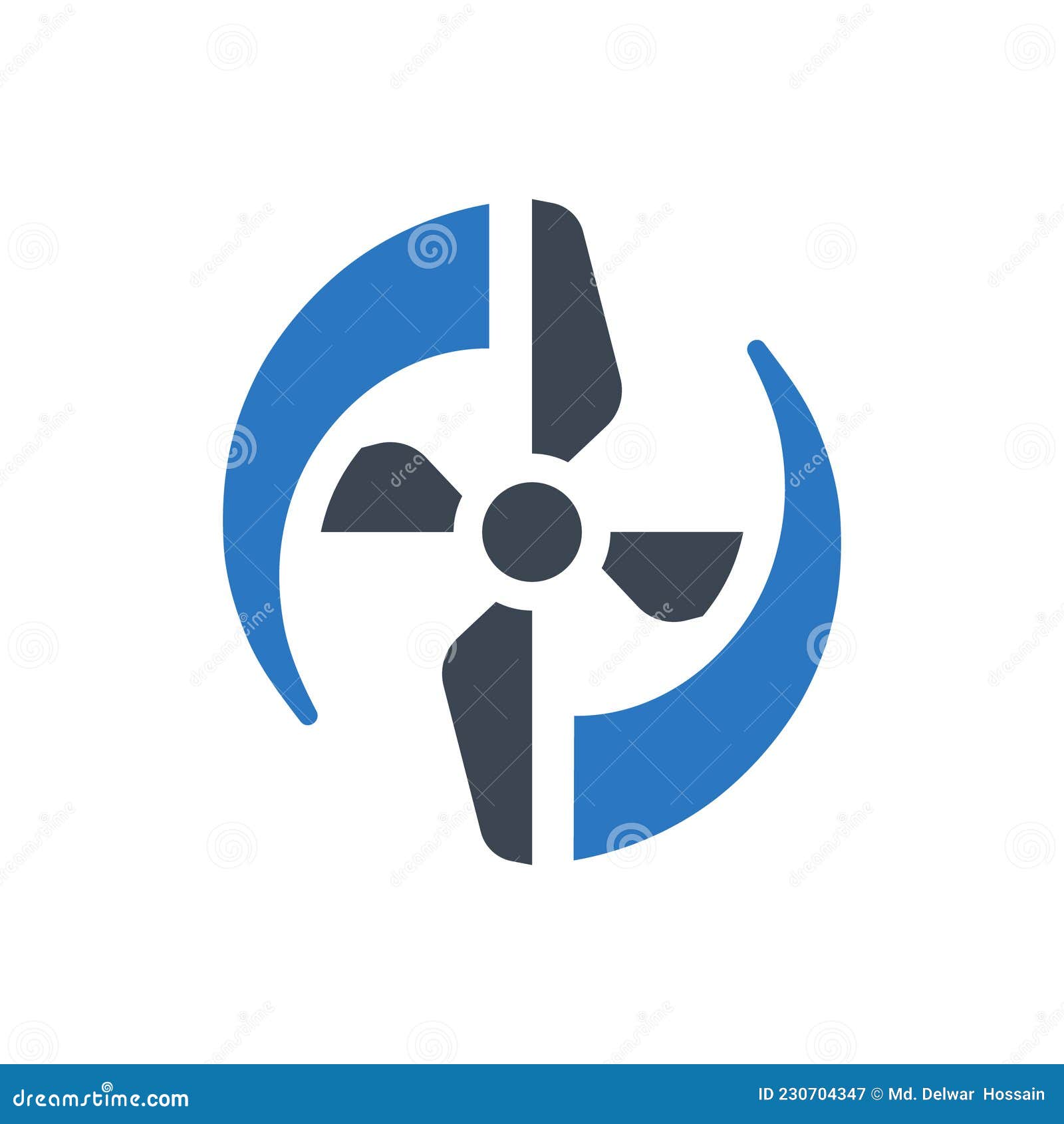 Wind Energy icon stock vector. Illustration of ecology - 230704347