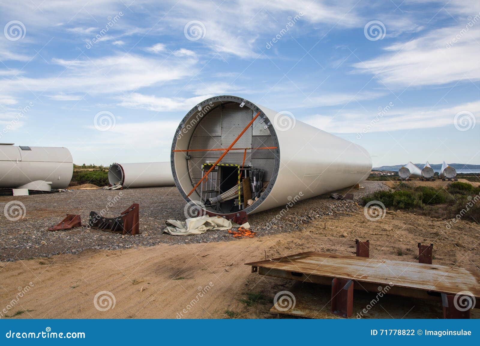 Wind Energy Power editorial photography. Image of components - 71778822