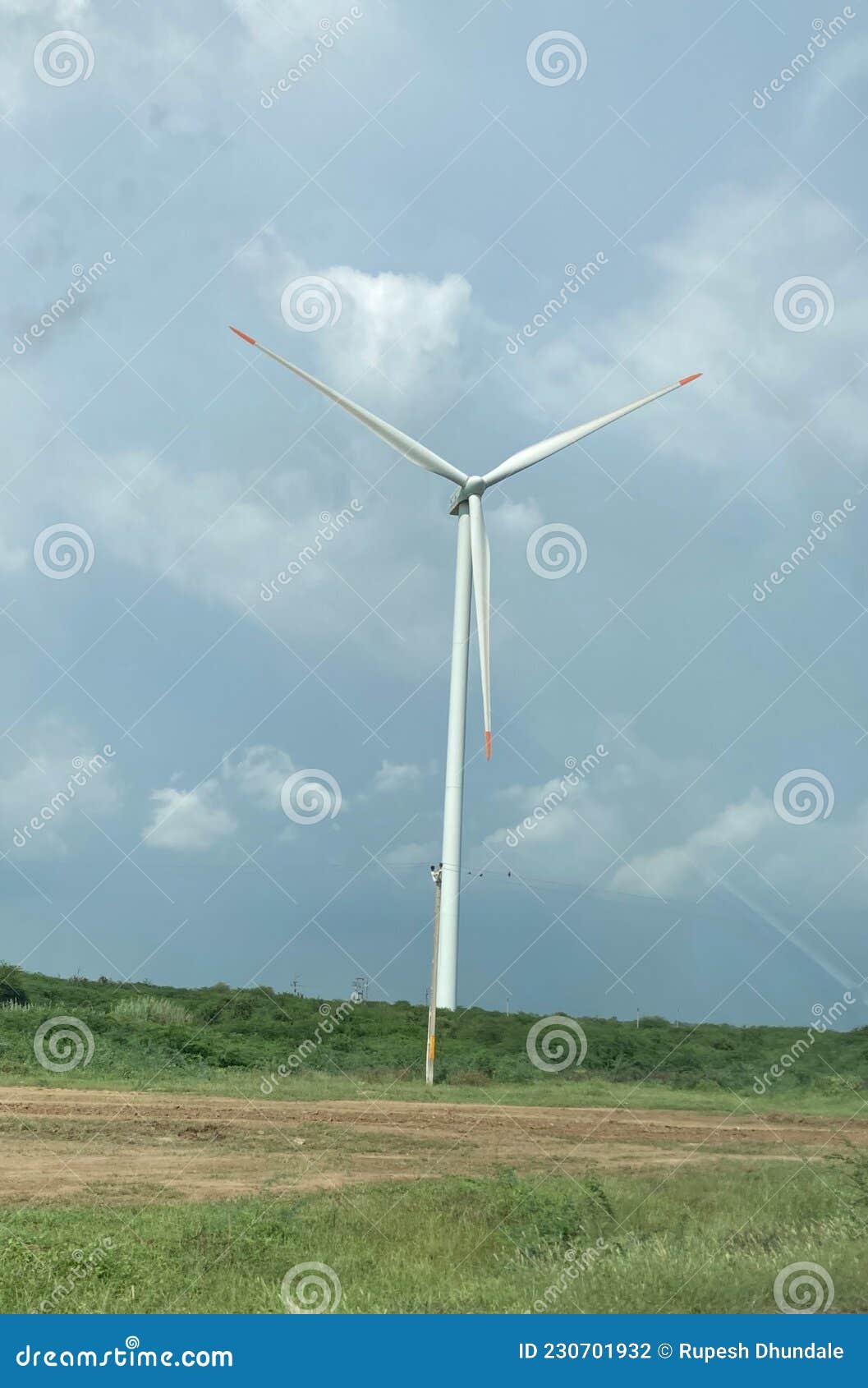Wind Energy Renewable Energy Pollution Free Energy Stock Photo - Image ...