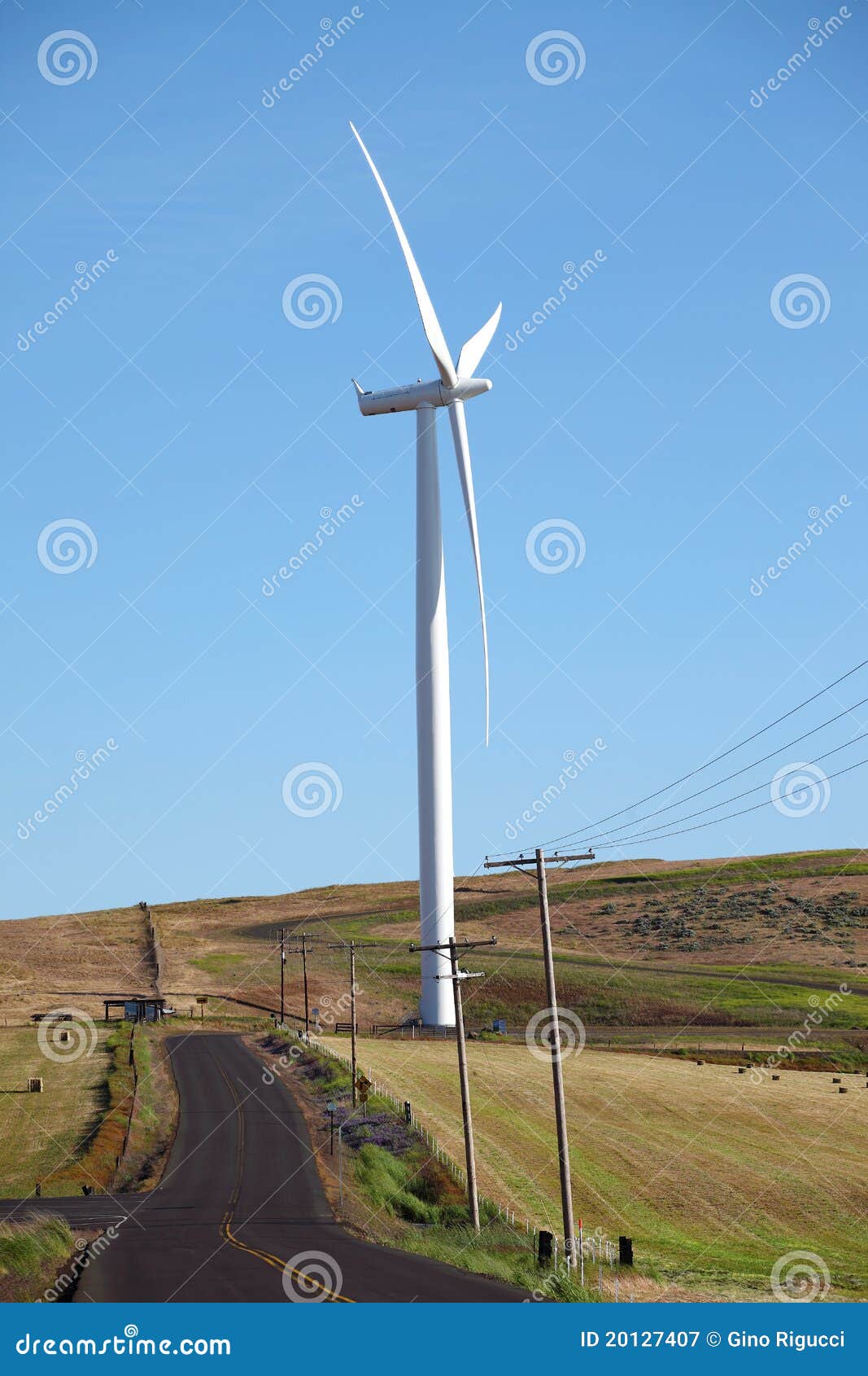 Wind energy technologies. stock image. Image of arid - 20127407